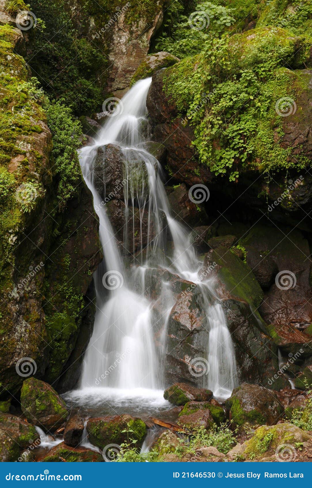 Mineral Del Chico Waterfall Near the City of Pachuca Hidalgo I Stock ...