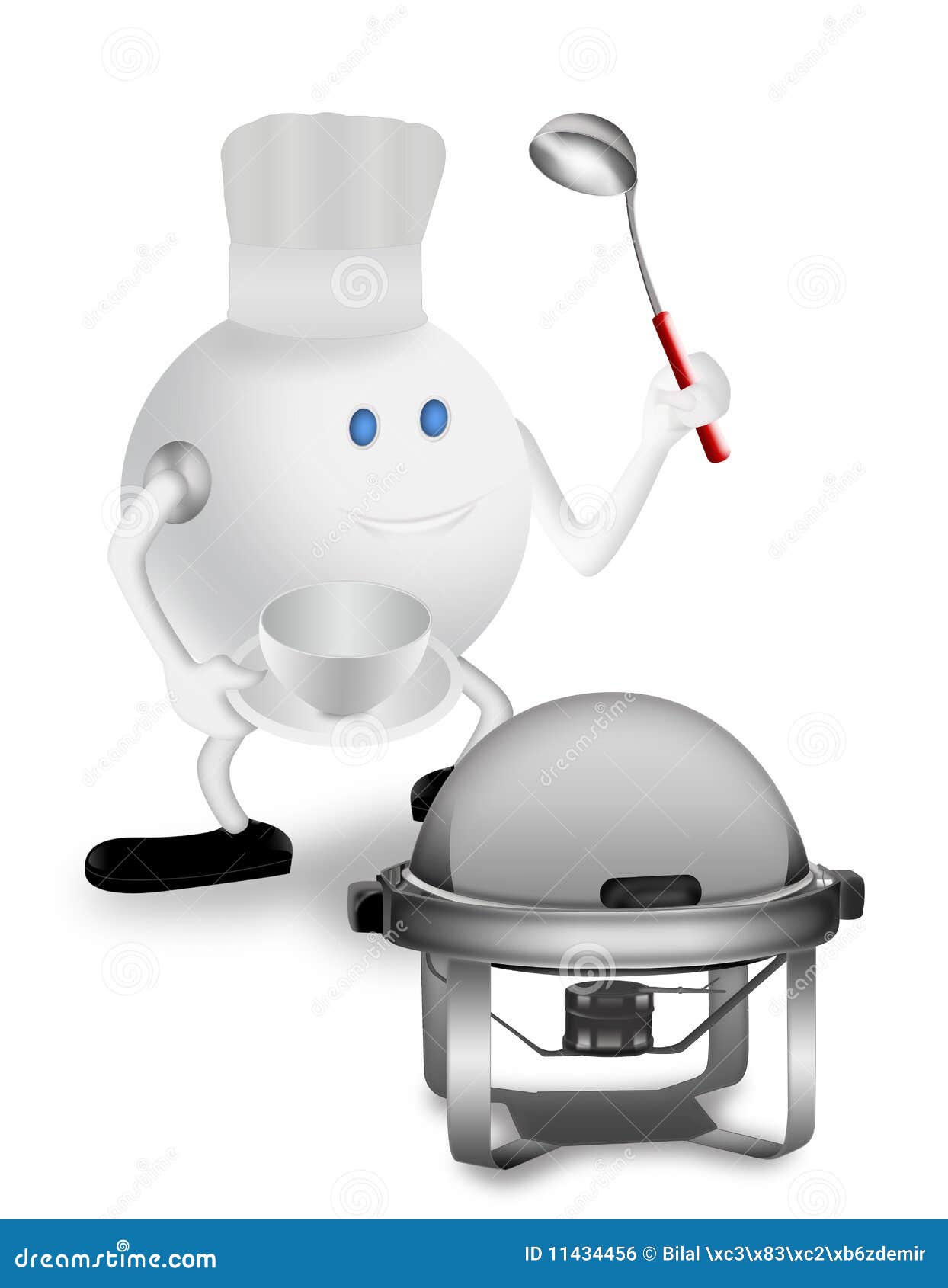 Chafing Dish Icon Cartoon Vector | CartoonDealer.com #212297987