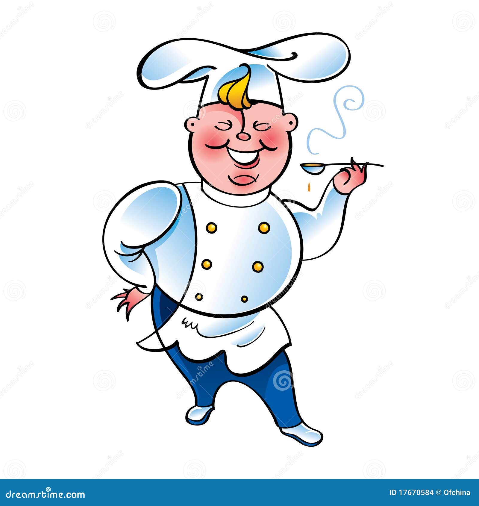 Chief Cook stock vector. Illustration of breakfast, test - 17670584