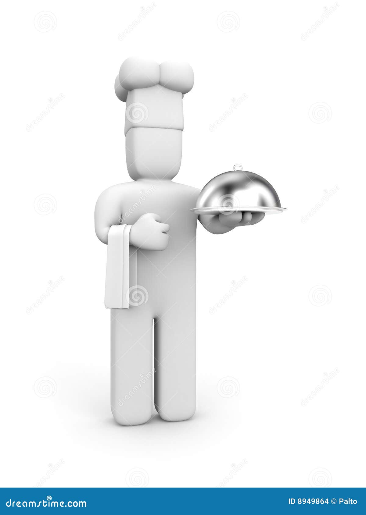 Chief Cook Symbol Toque Cuisine Food Icon On Cartoon Vector ...