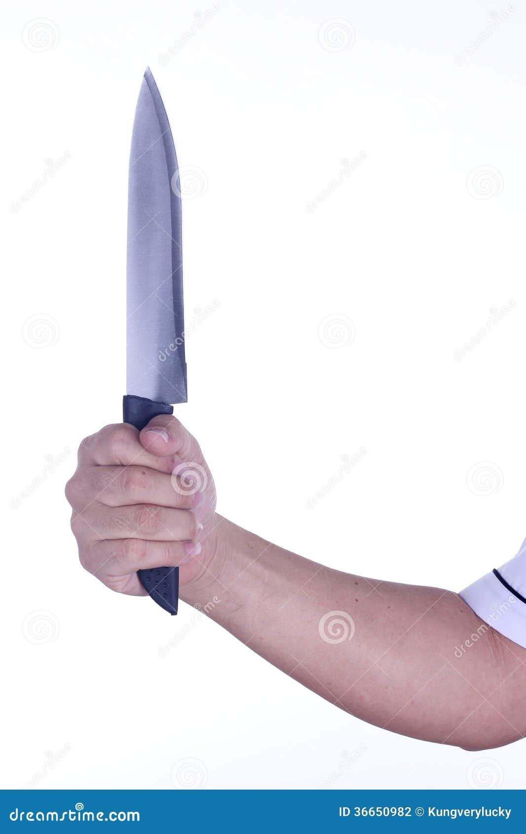 Chief Cook with Knife in His Hand Stock Photo - Image of symbol, knife ...