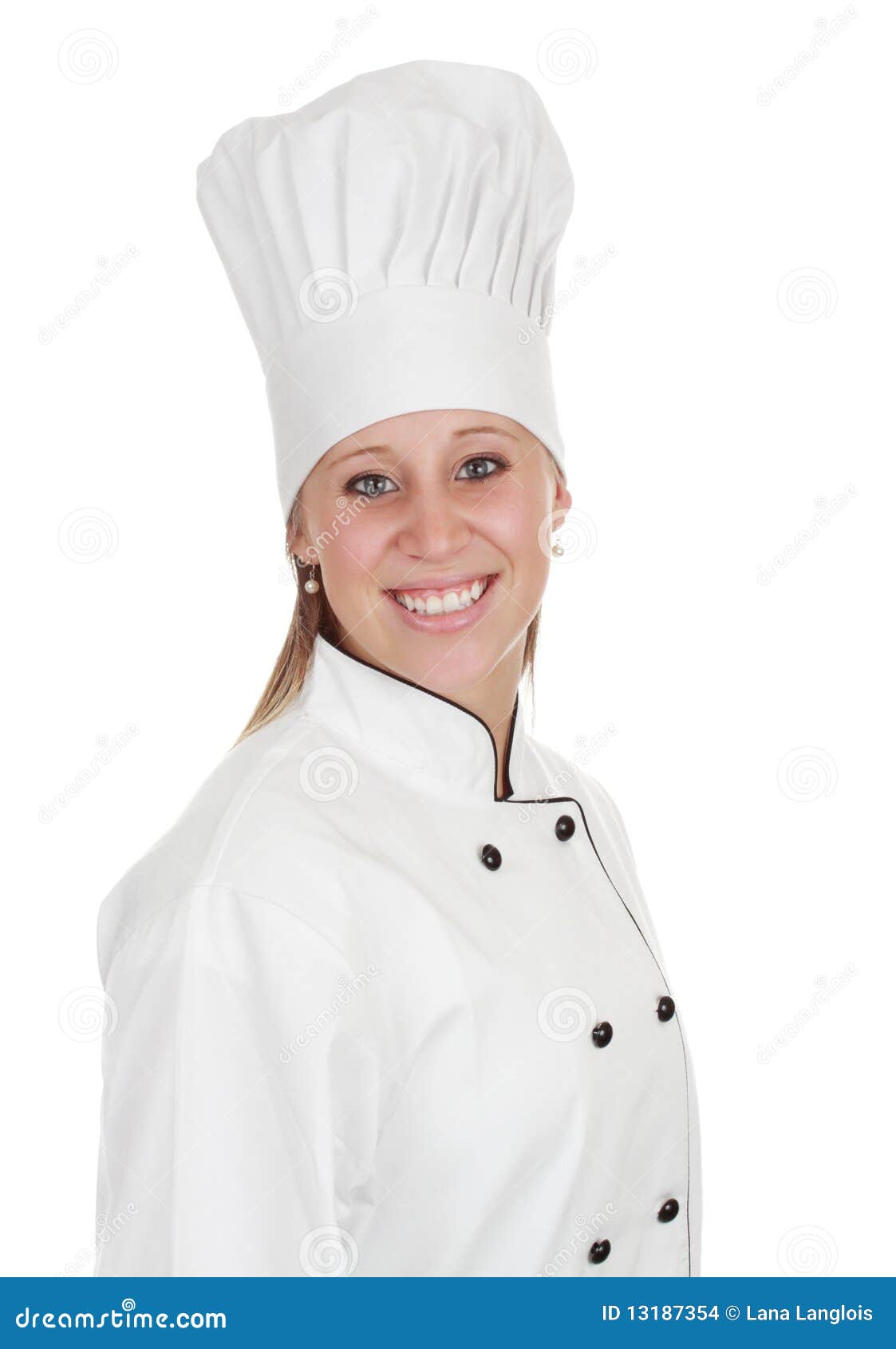 Chief cook woman stock photo. Image of white, female - 13187354
