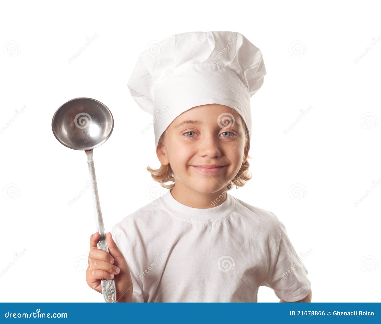 Chief-cooker stock photo. Image of ladle, caucasian, holding - 21678866
