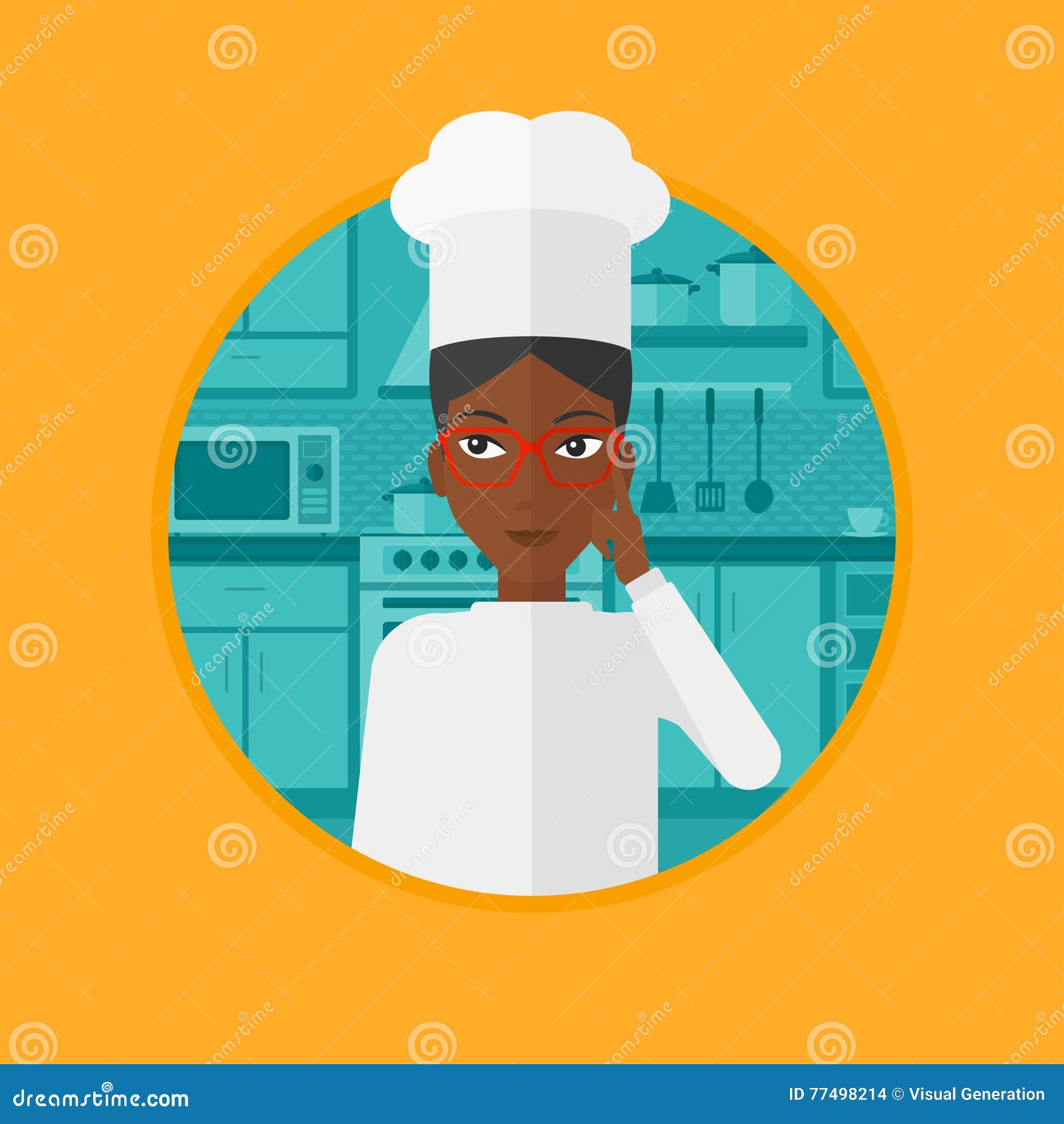 African Chief Headdress Symbolizes Tradition And Culture, Smiling For ...