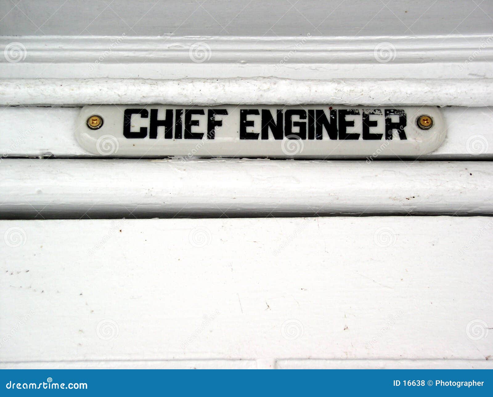 Chief Engineer of ship stock photo. Image of chief, sign - 16638