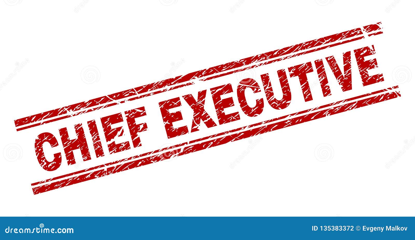 Scratched Textured CHIEF EXECUTIVE Stamp Seal Stock Vector ...