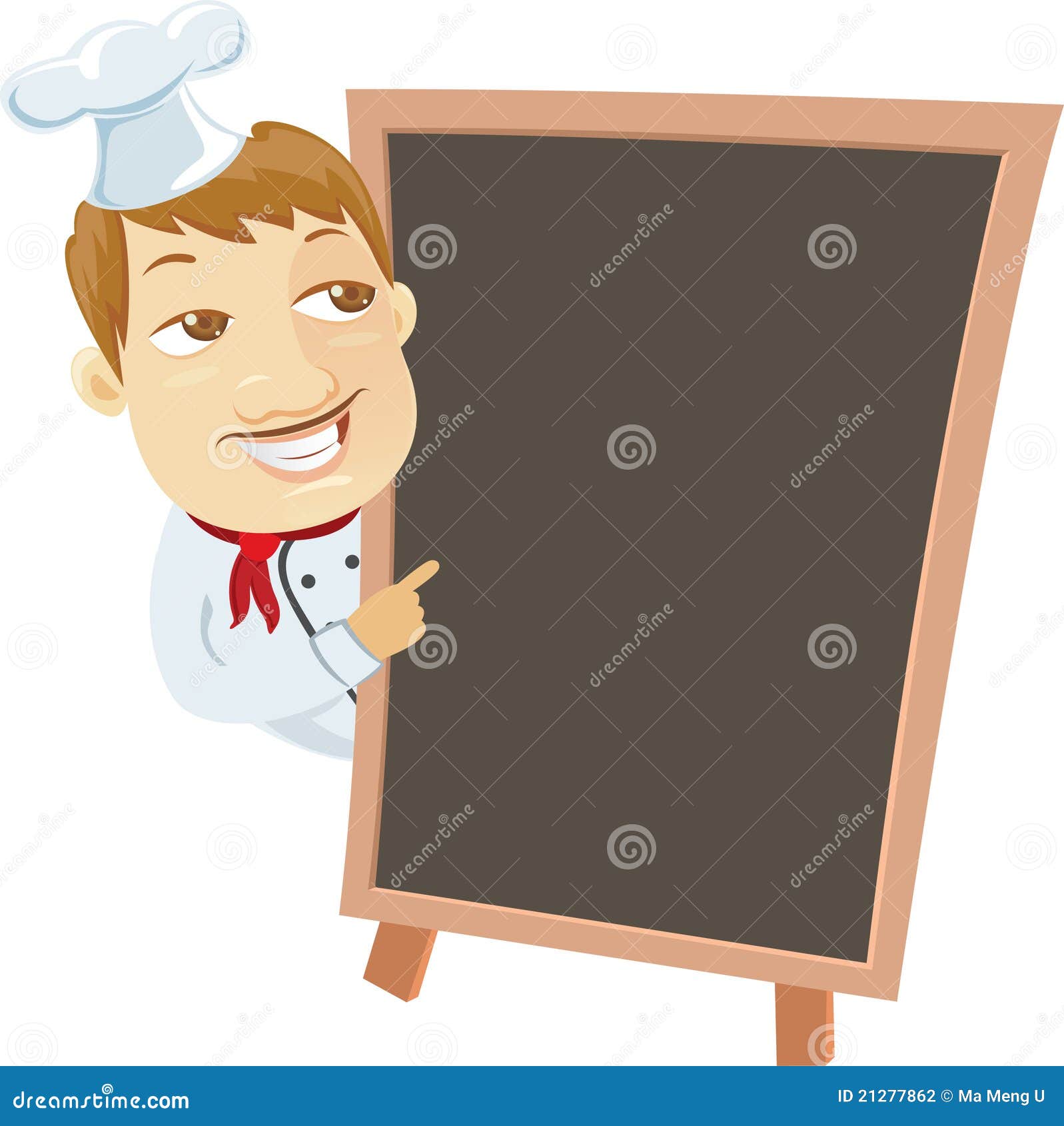 Chief and menu blackboard stock vector. Illustration of cafe - 21277862