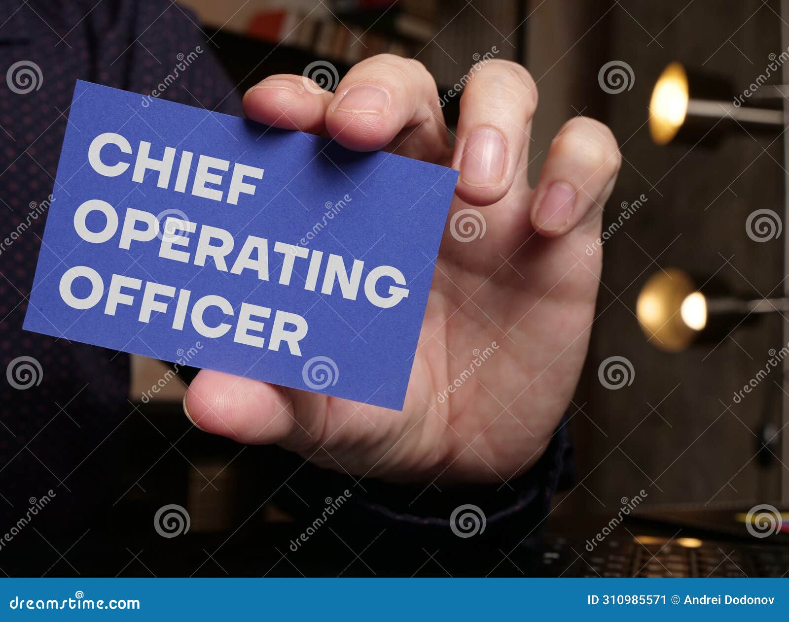 Chief Operating Officer COO is Shown Using the Text Stock Image - Image ...