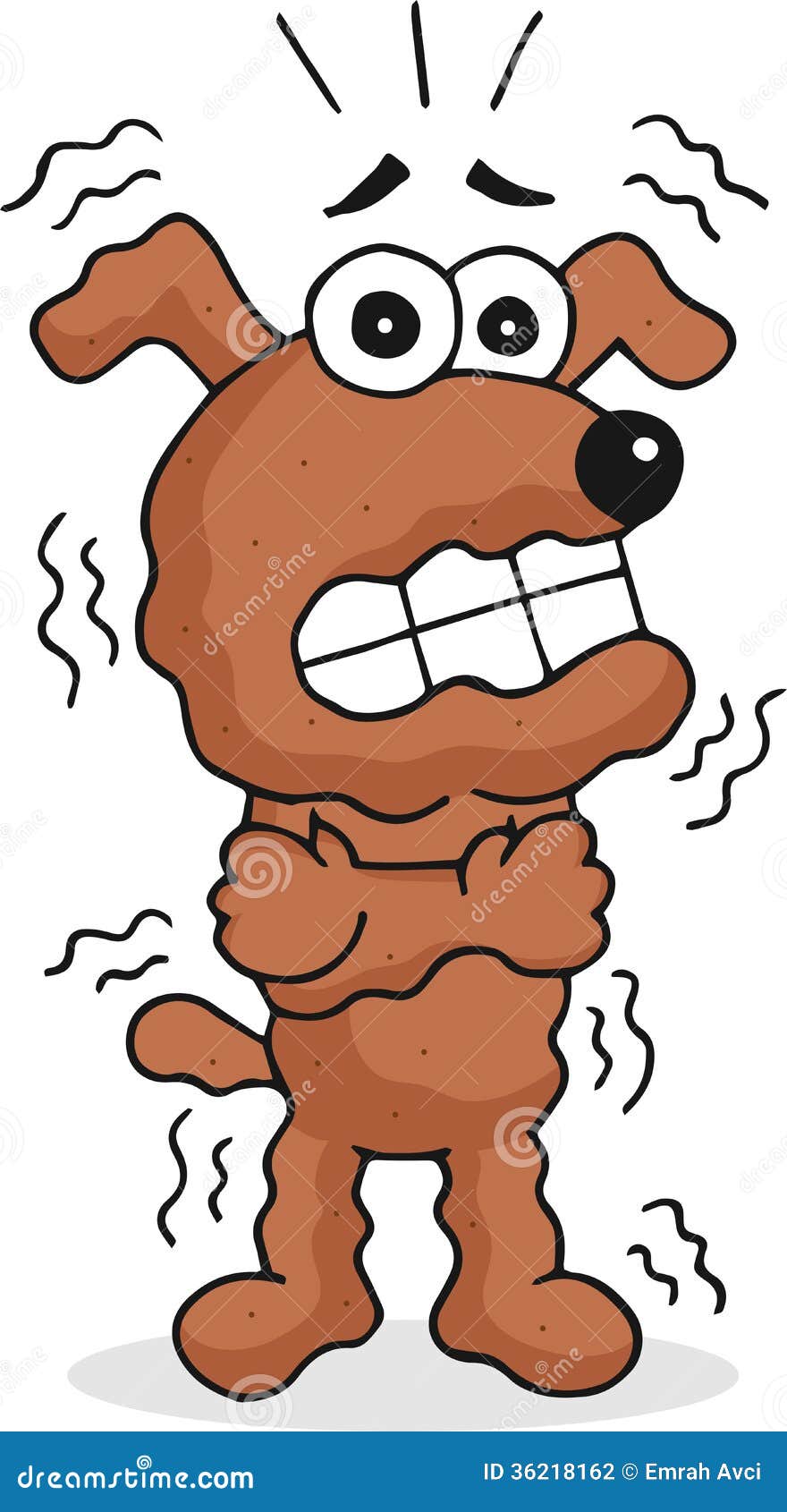 Chien de tremblement illustration stock. Illustration du canin - 36218162