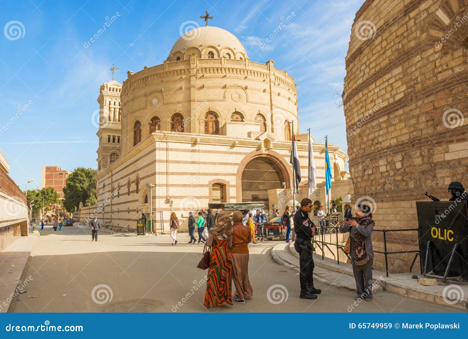 Chiesa Copta a Il Cairo, Egitto Immagine Stock Editoriale - Immagine di ...