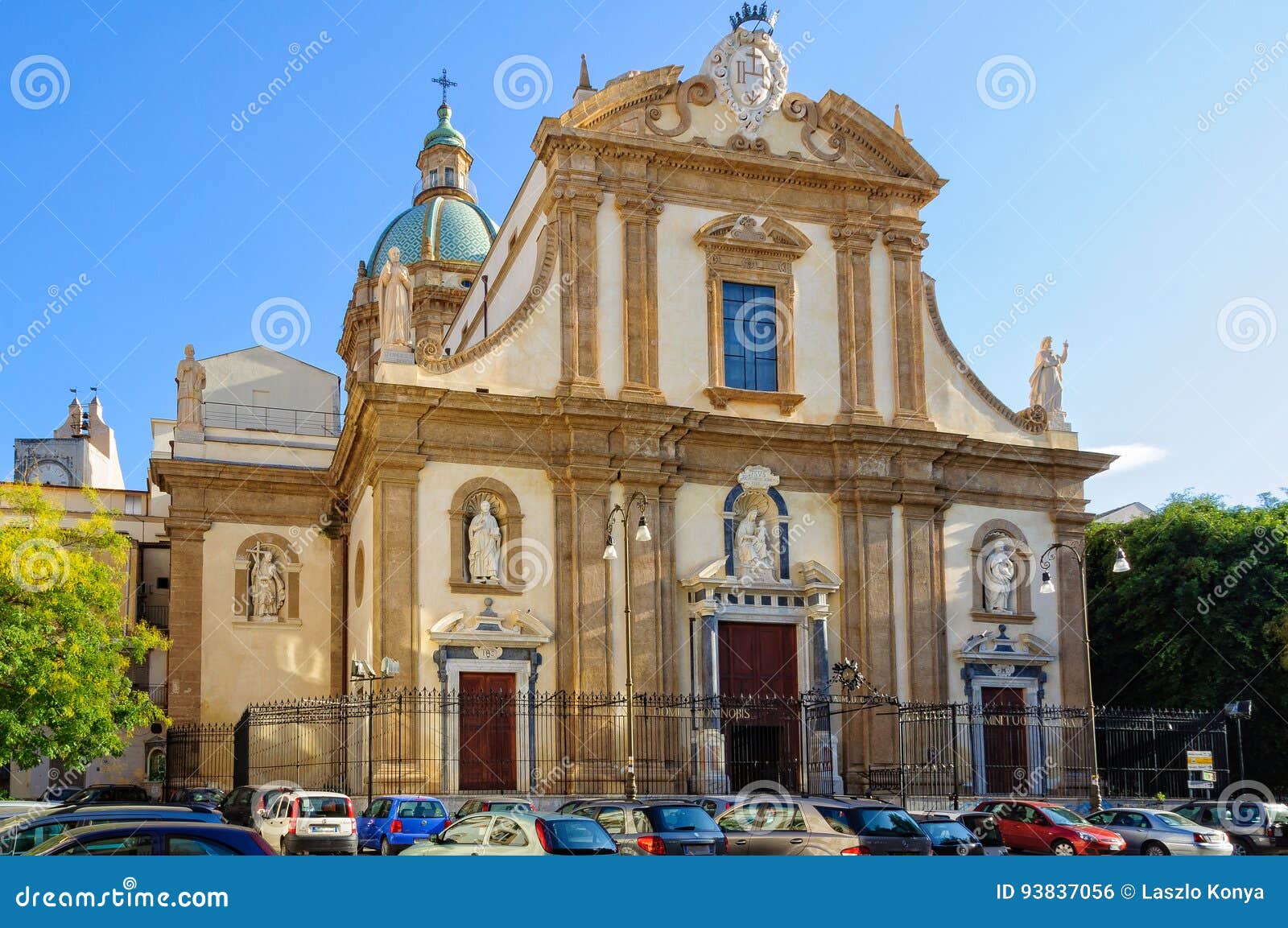 Chiesa del Gesu - Palermo redaktionell bild. Bild av speciell - 93837056