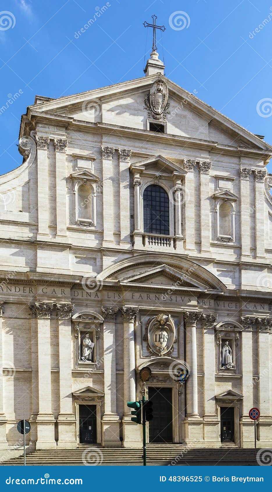 Chiesa del Gesu, Roma immagine stock. Immagine di europa - 48396525