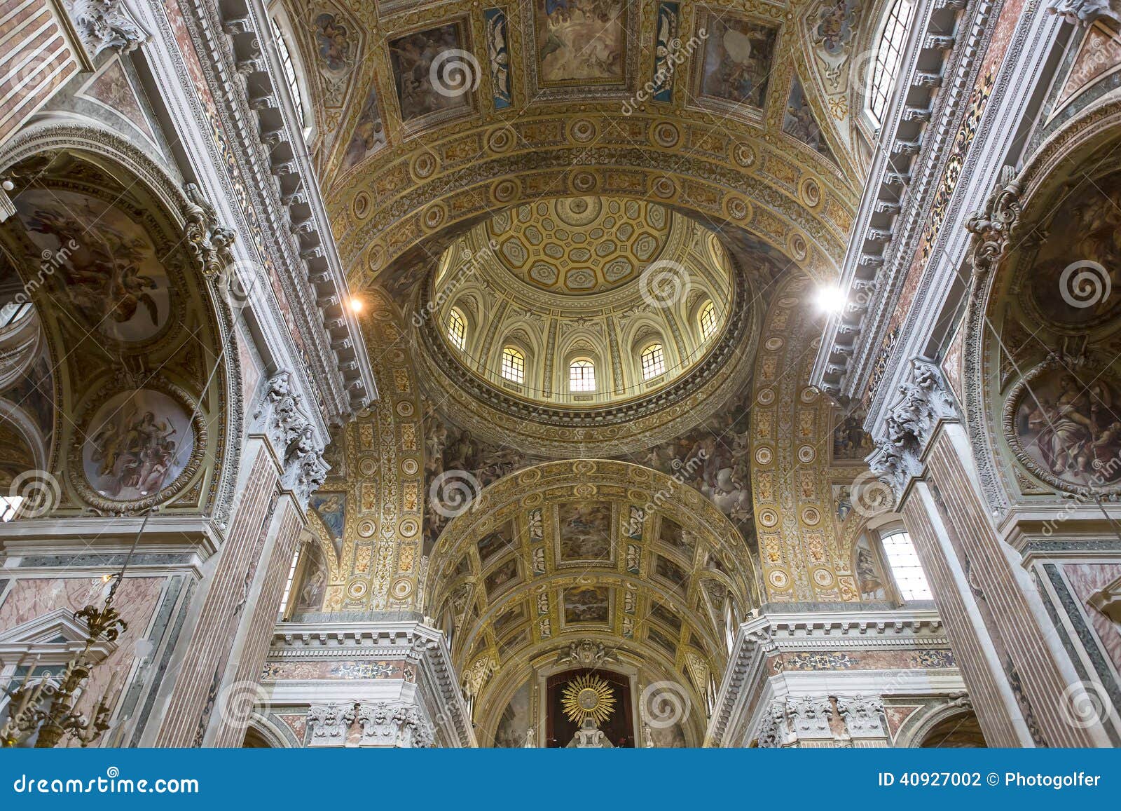 Chiesa Di Barroco Del Gesu Nuovo, Napoli, Italia Fotografia Stock ... Chiesa Di Barroco Del Gesu Nuovo, Napoli, Italia Fotografia Stock ...