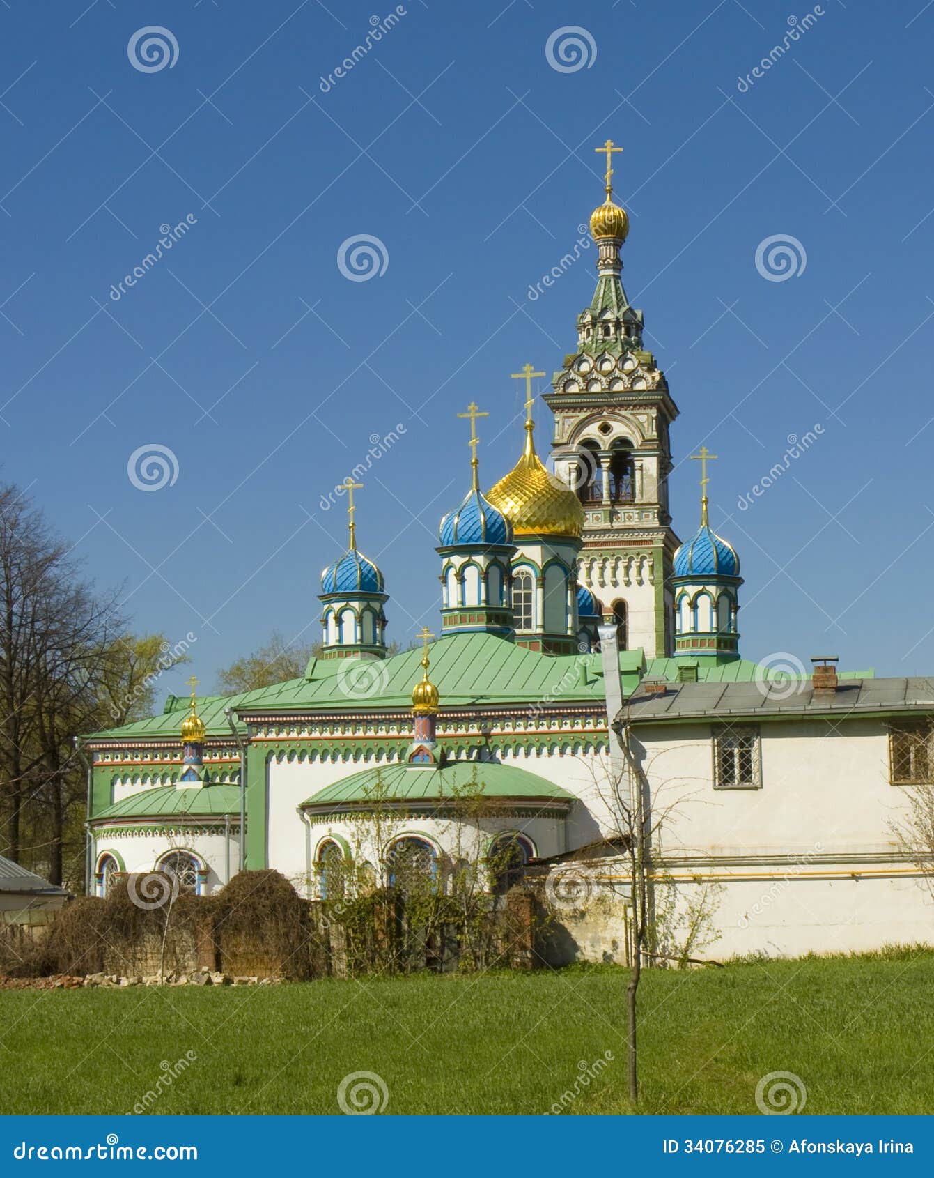 Chiesa Di San Nicola, Mosca Immagine Stock - Immagine di orientale ...