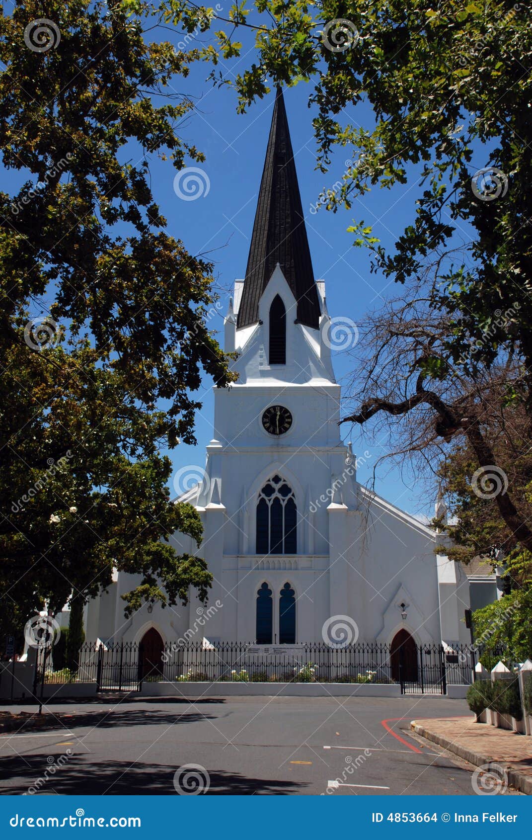 Chiesa protestante fotografia stock. Immagine di americano - 4853664
