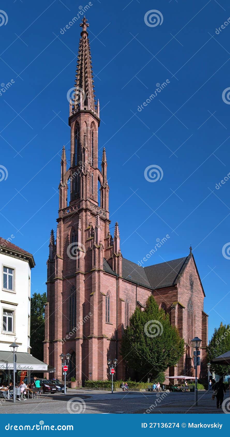 Chiesa Protestante in Offenburg, Germania Immagine Stock Editoriale ...
