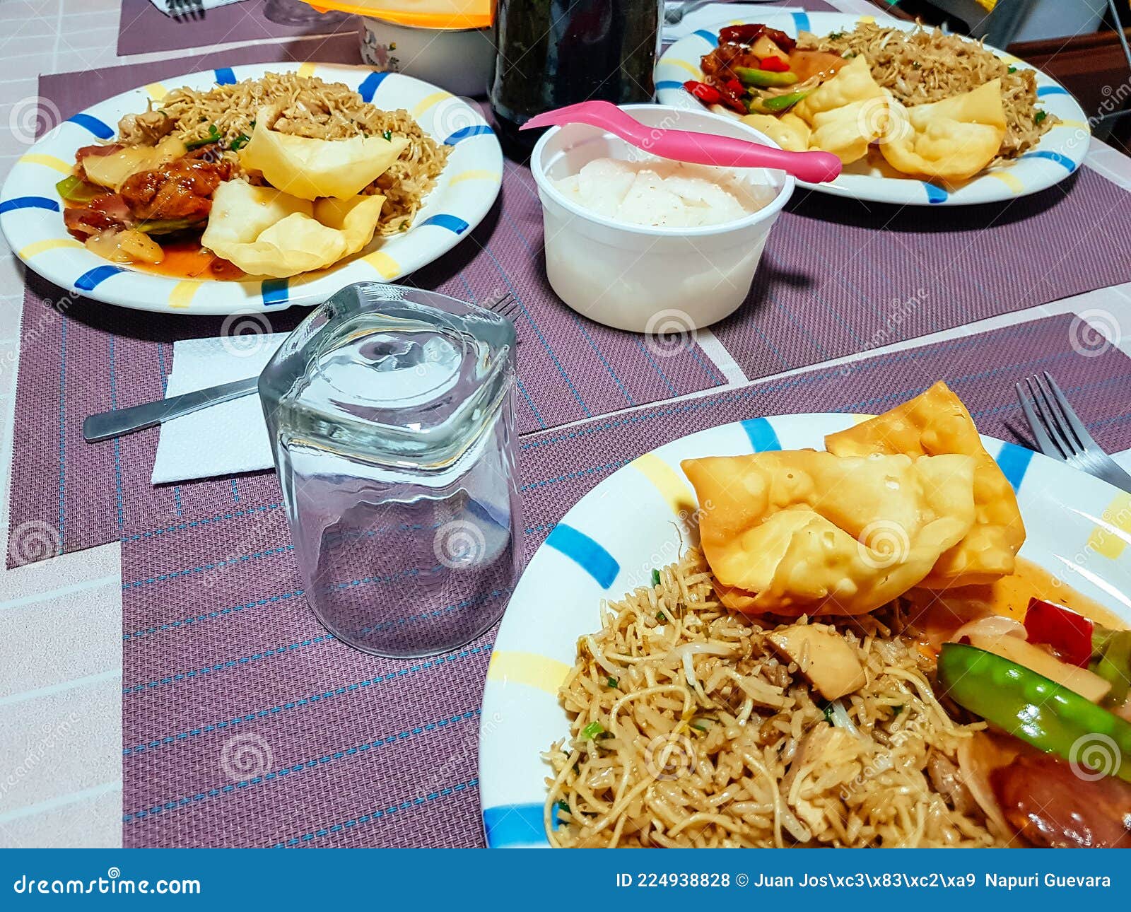 Chifa Traditional Food in Lima - Peru . Stock Photo - Image of exotic ...