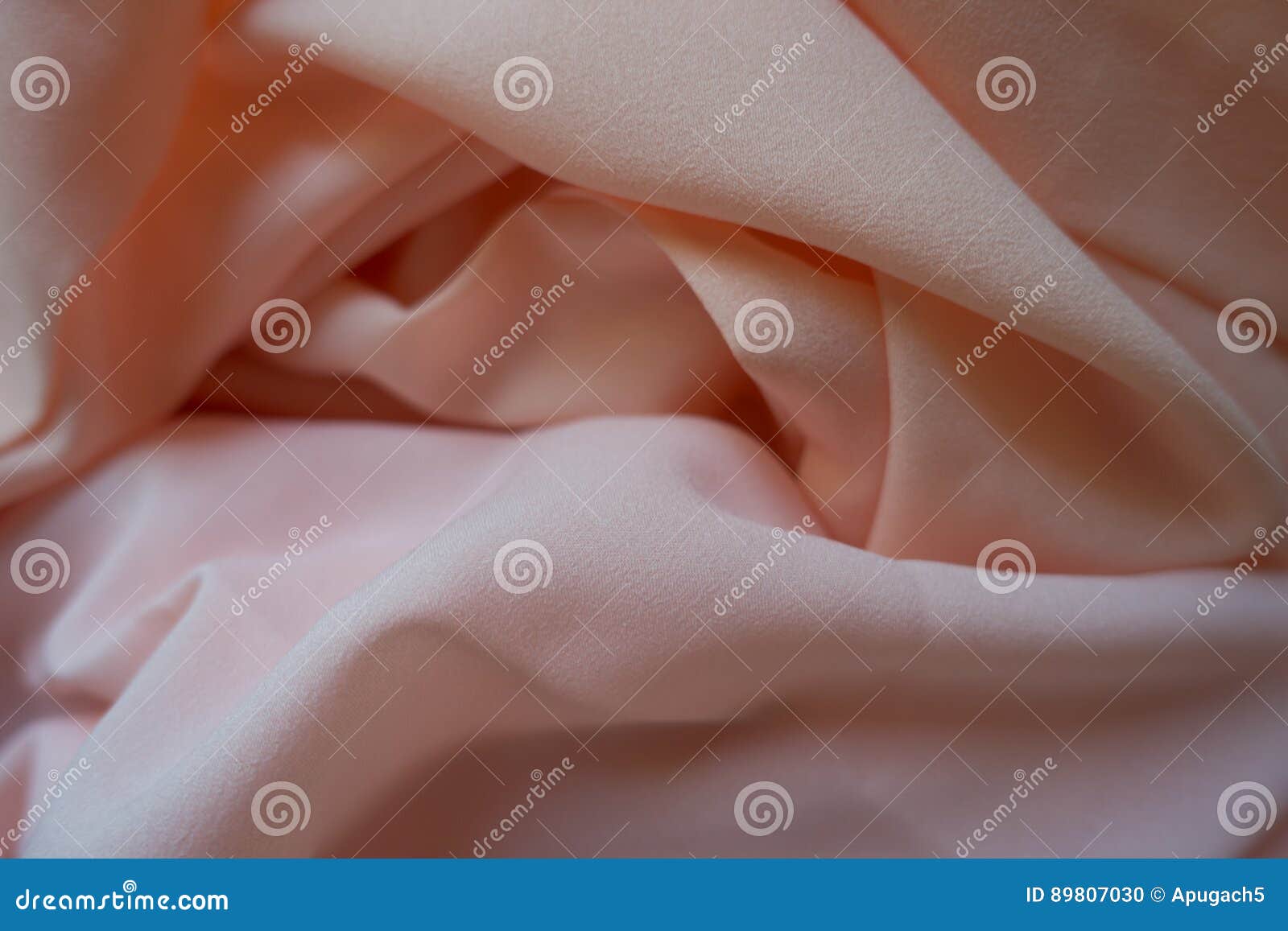 Chiffon Fabric in Pink and Peach Pastel Colors Stock Photo - Image of ...