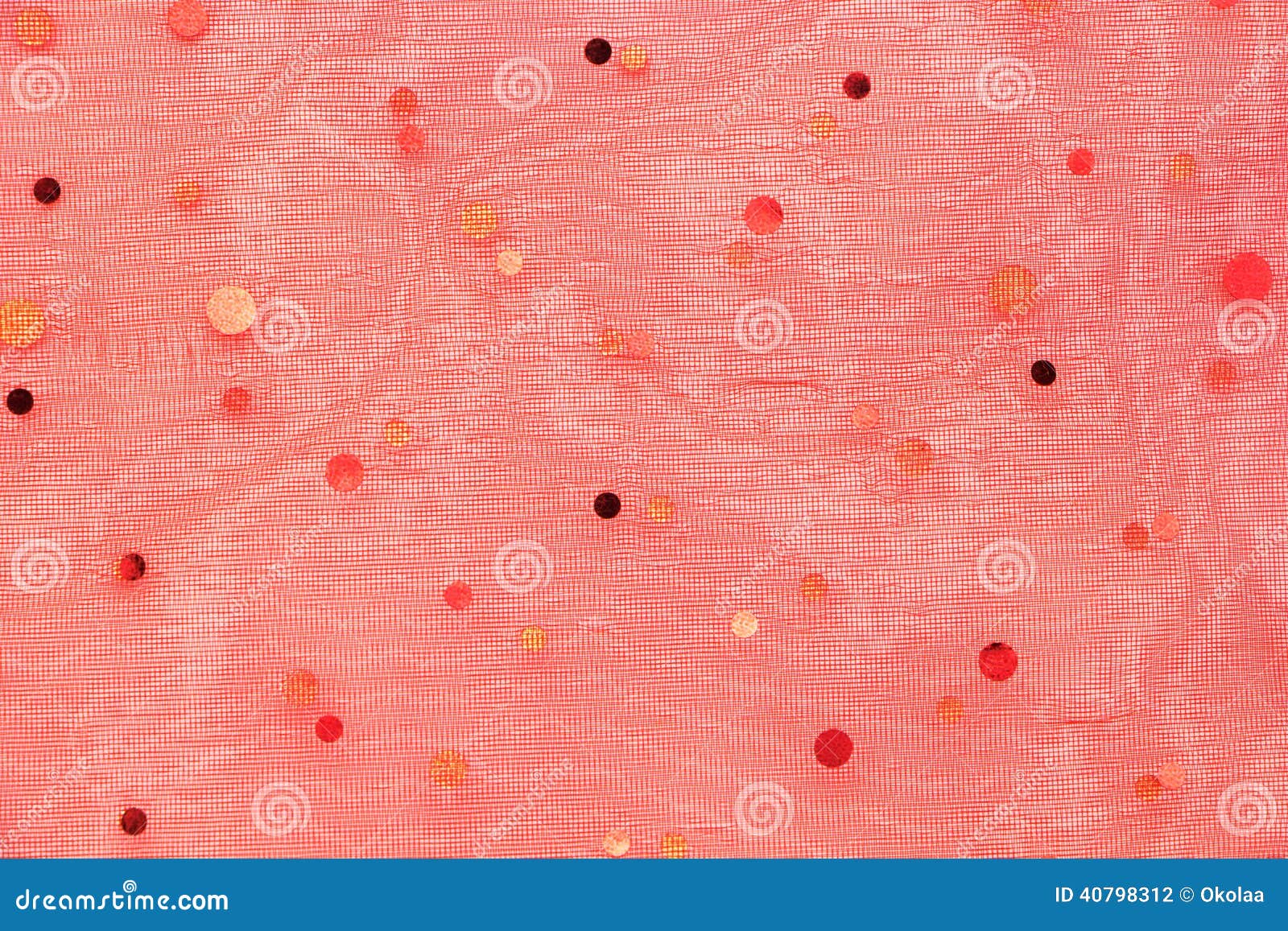 Chiffon red dotted fabric stock photo. Image of drapery - 40798312