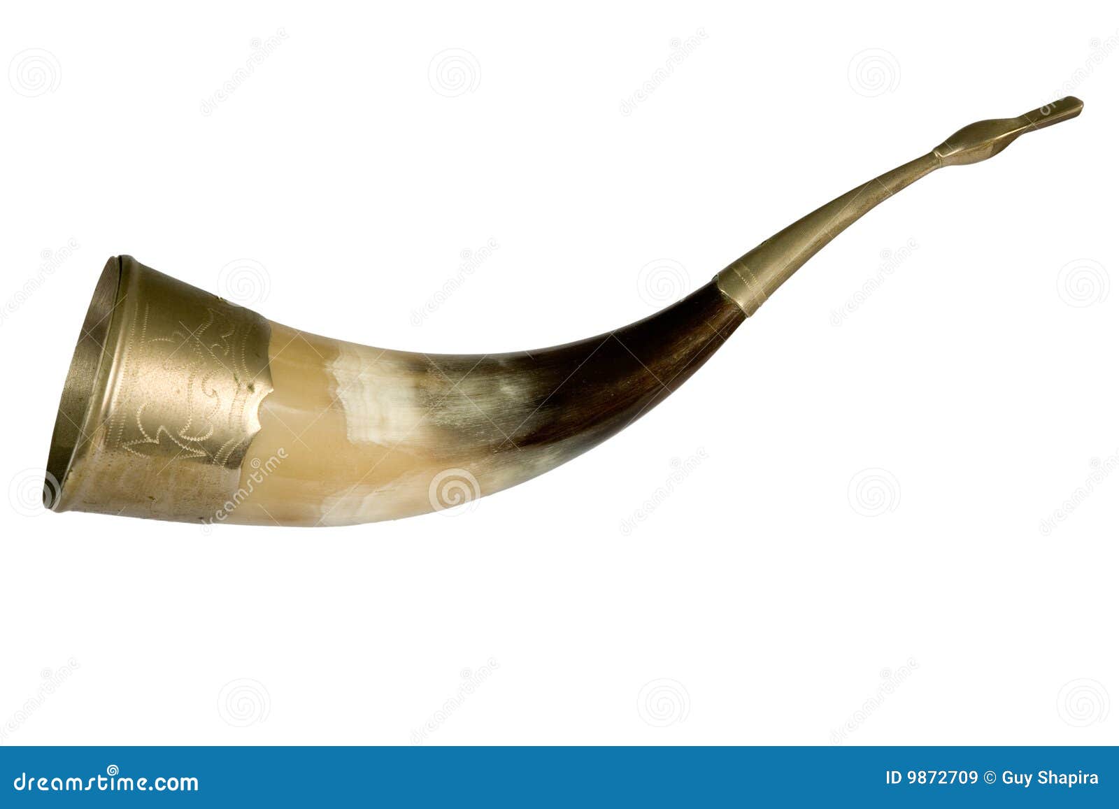 Chifre Bebendo Com Acentos De Bronze Imagem de Stock - Imagem de velho ...