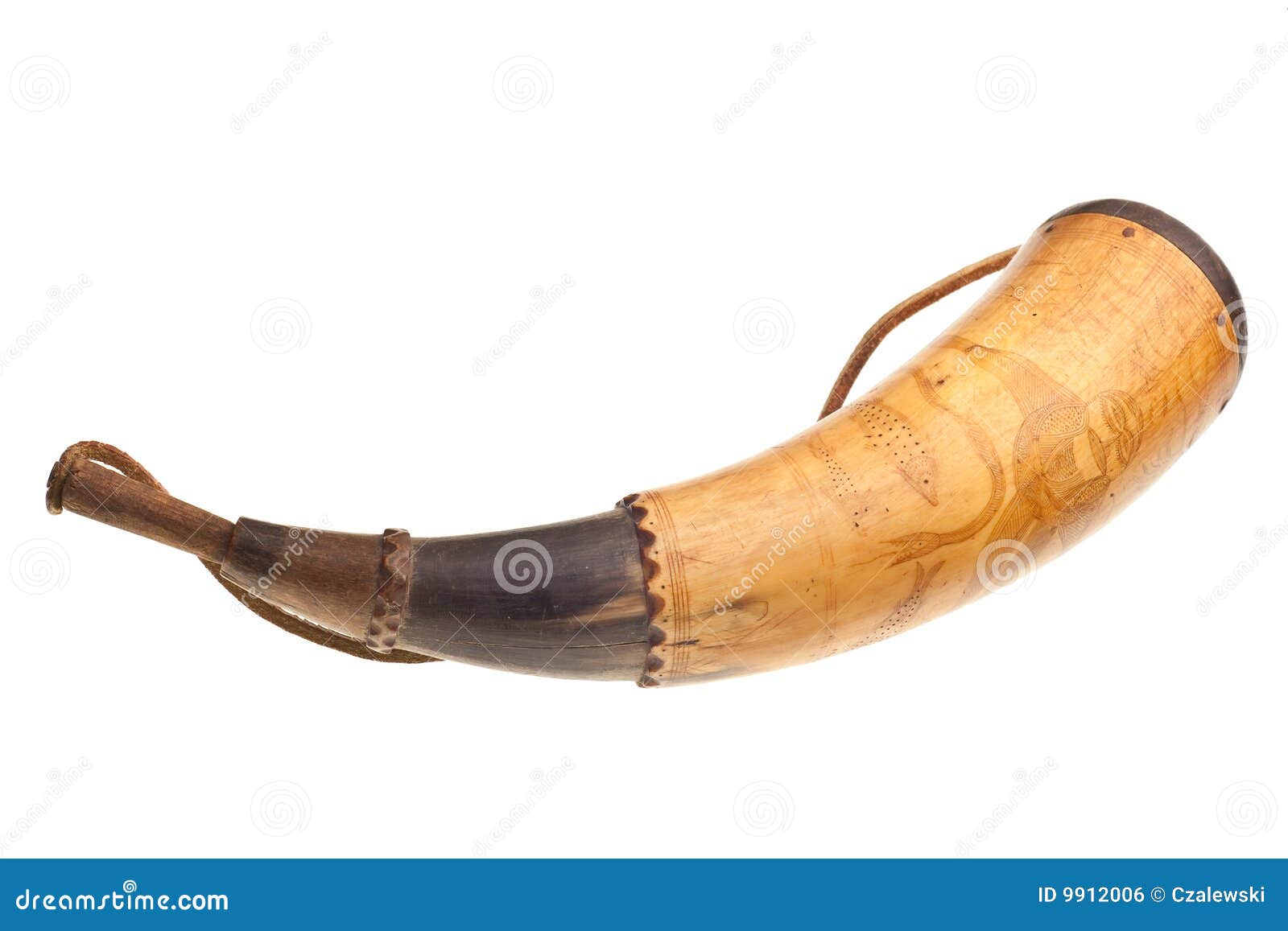 Chifre de pó isolado foto de stock. Imagem de macro, injetor - 9912006