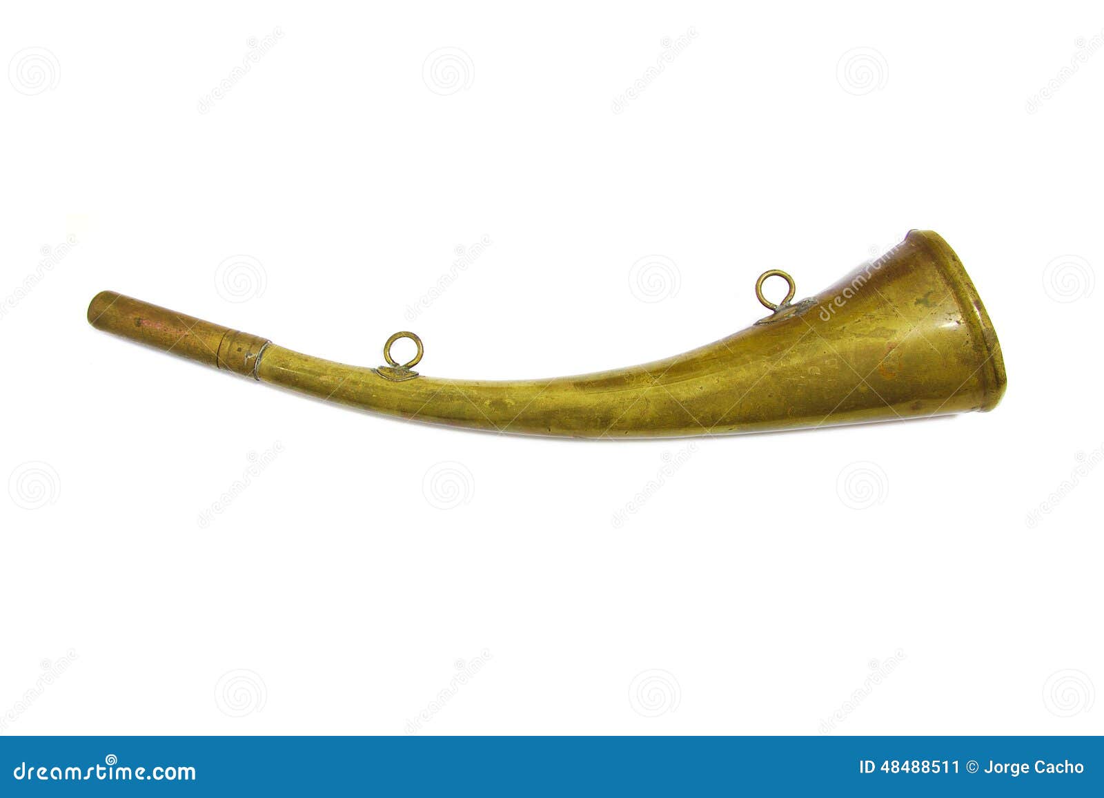 Chifre Velho, Antigo E Oxidado Do Crier De Cidade Imagem de Stock ...