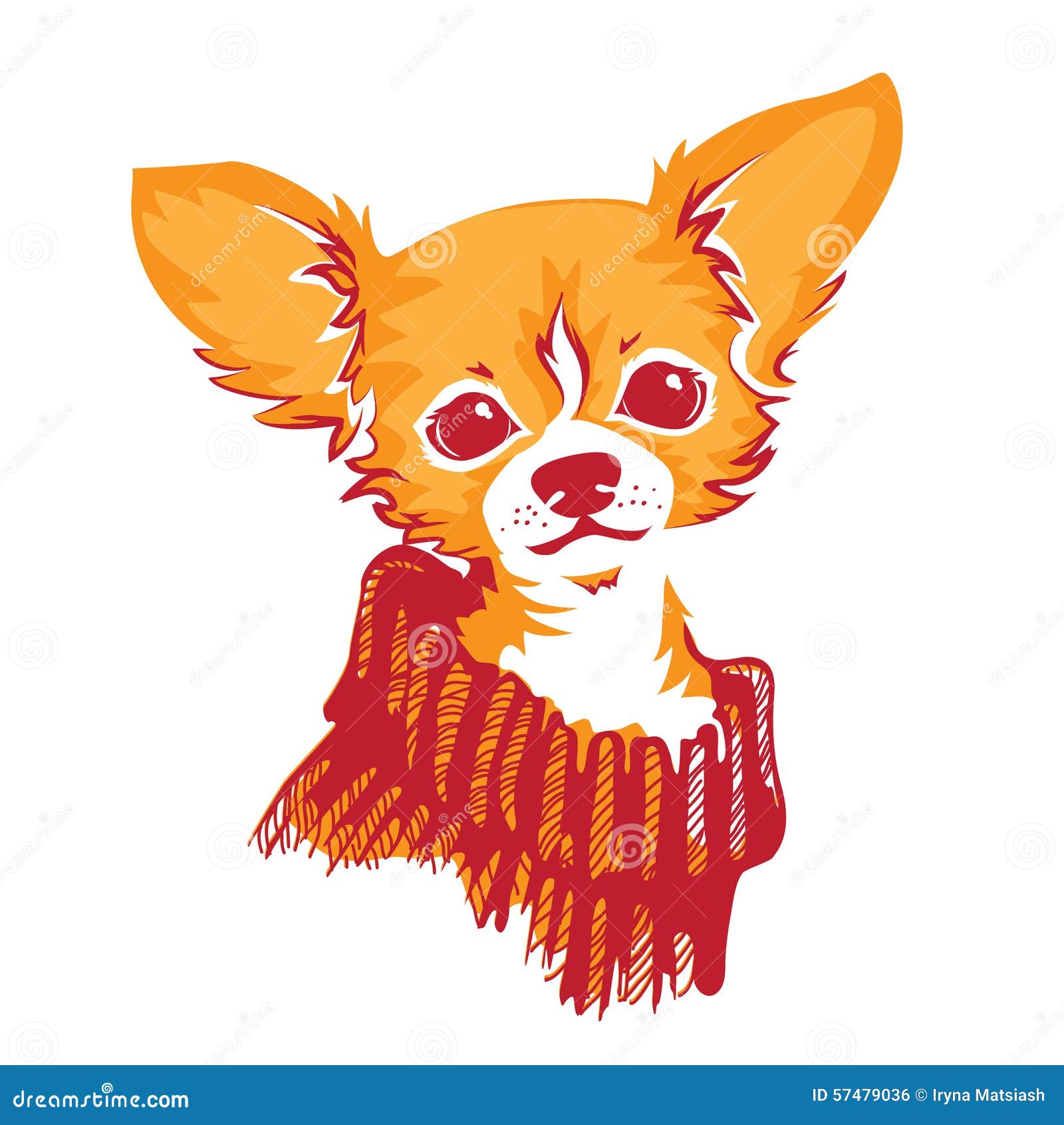Chihuahua Dog - Vector Illustration Stock Vector - Illustration of ...