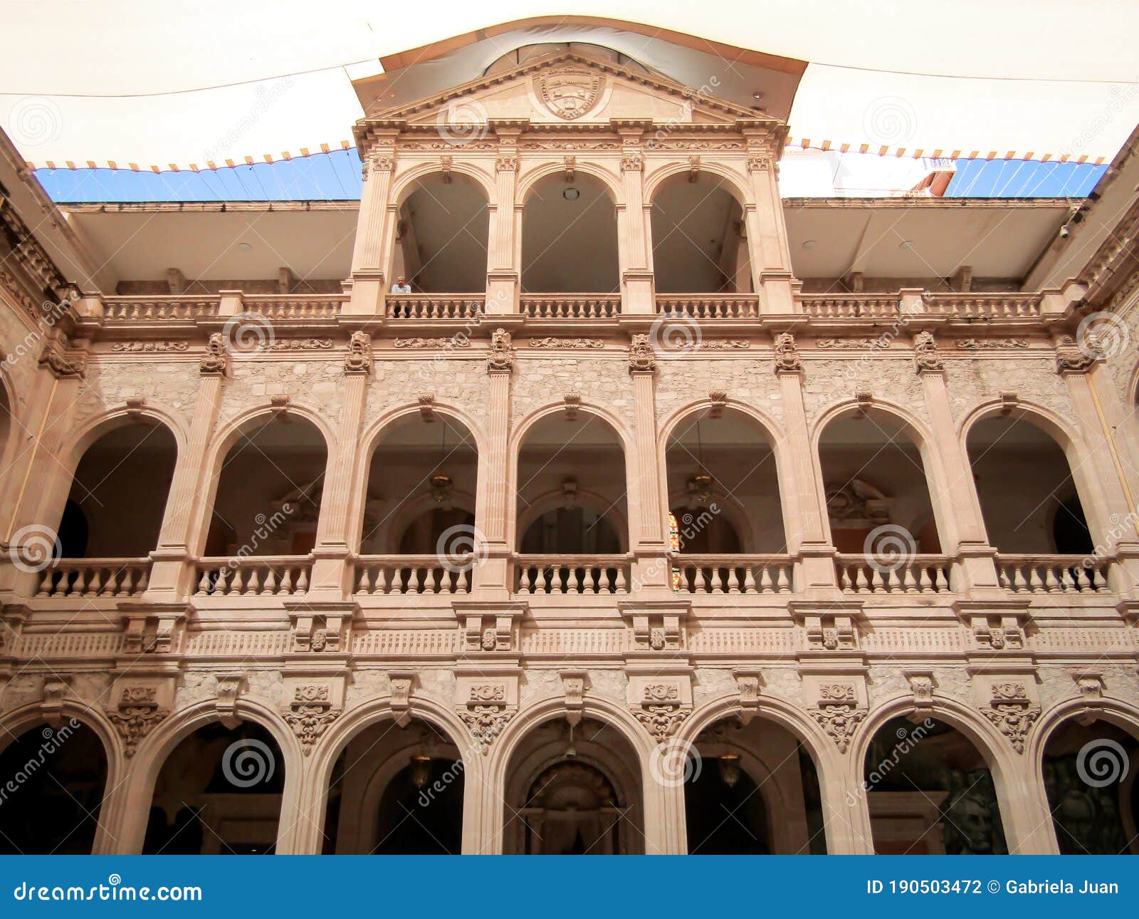 Quarry Architecture in Chihuahua, Mexico. Government Palace Editorial ...