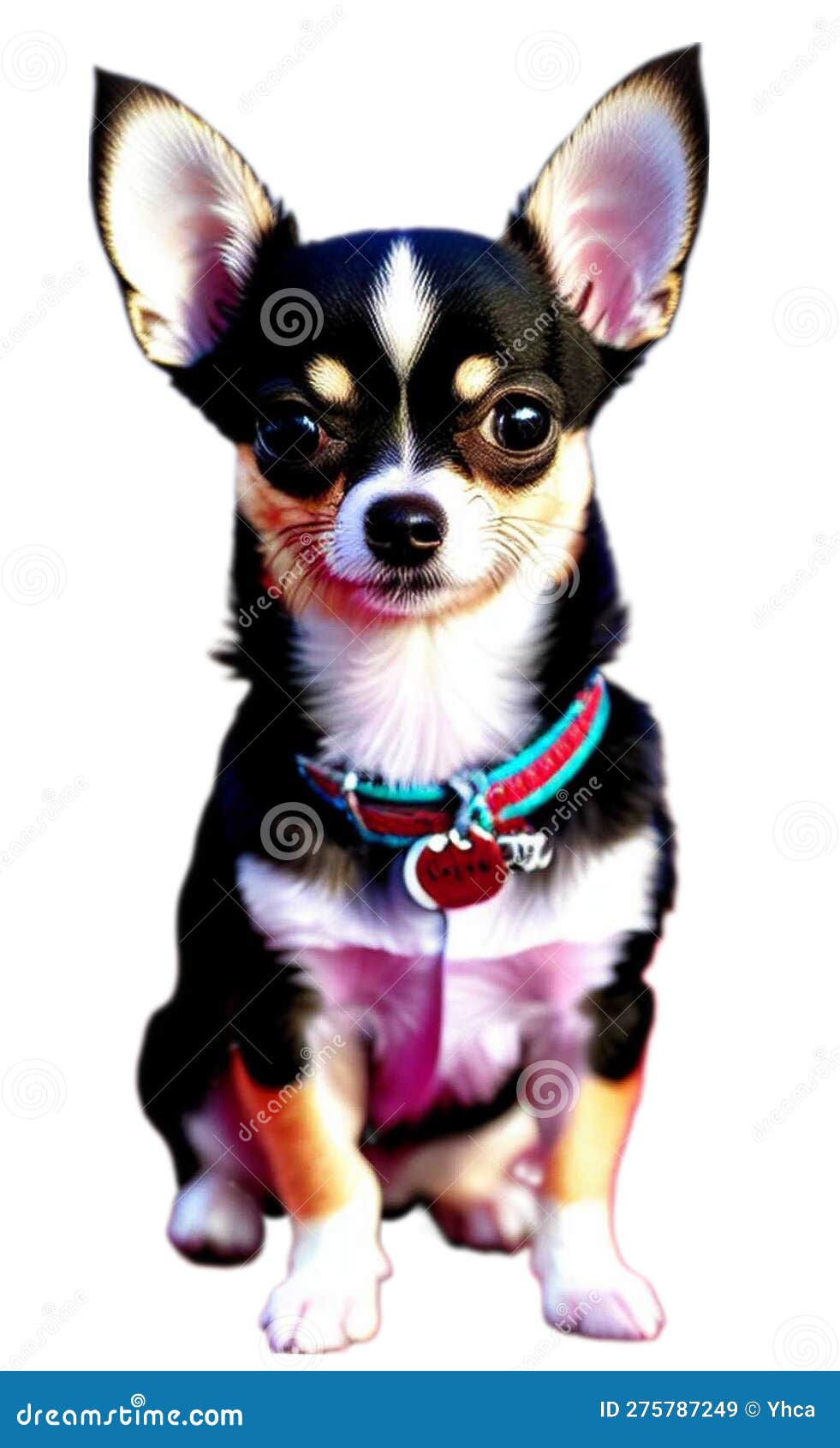 Chihuahua Illustration Artificial Intelligence Artwork Generated Stock ...