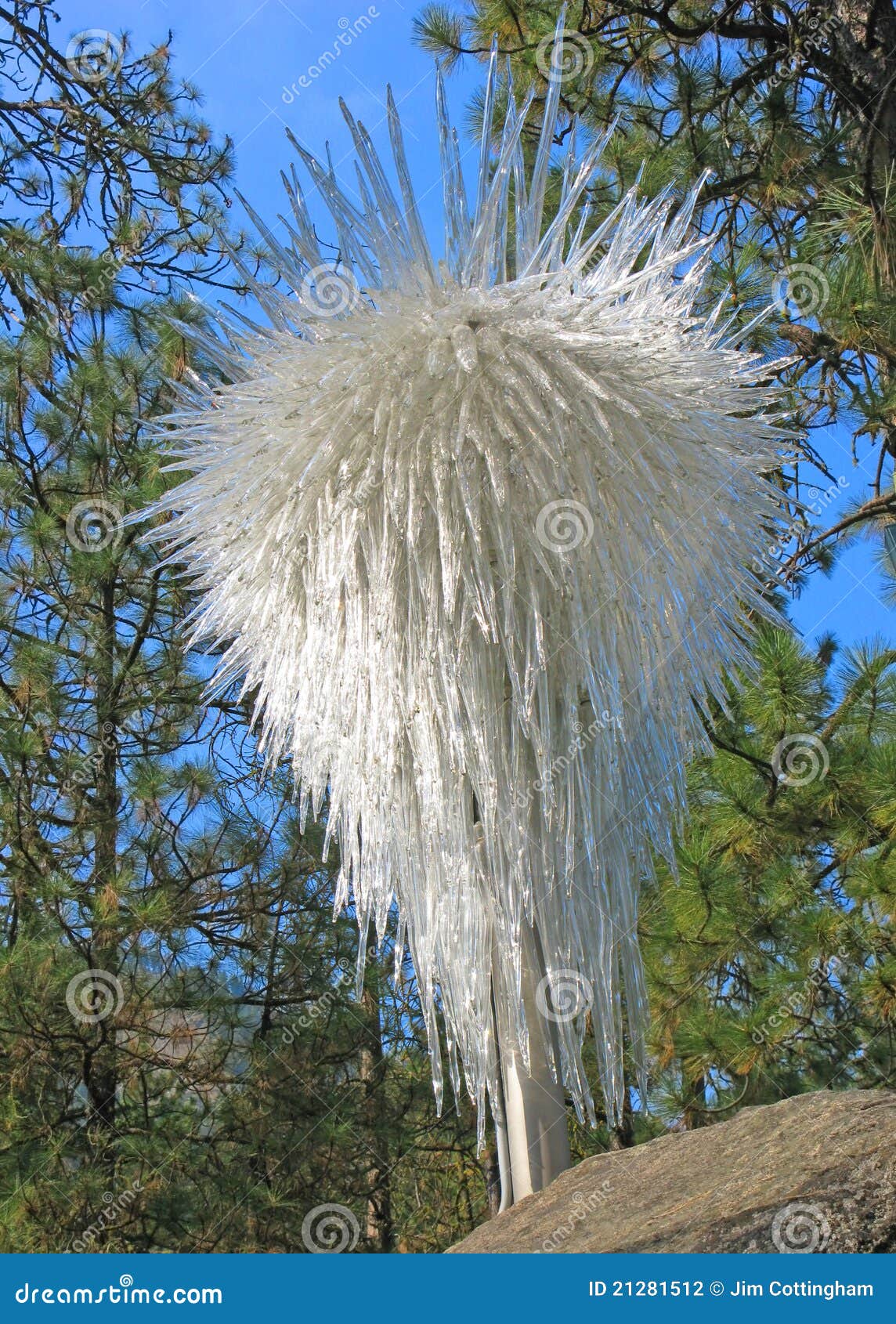 Chihuly Ice Sculpture editorial photography. Image of expensive - 21281512