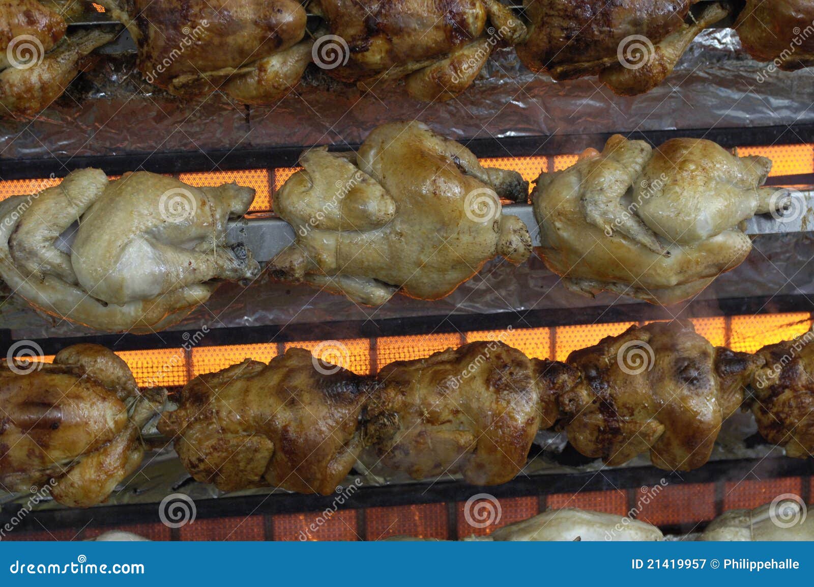 Chiken stock image. Image of chickens, grill, market - 21419957