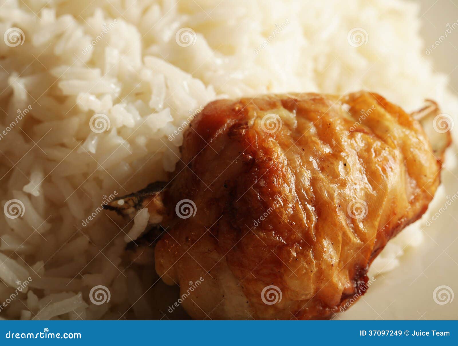 Chiken with rice stock image. Image of breast, cooking - 37097249