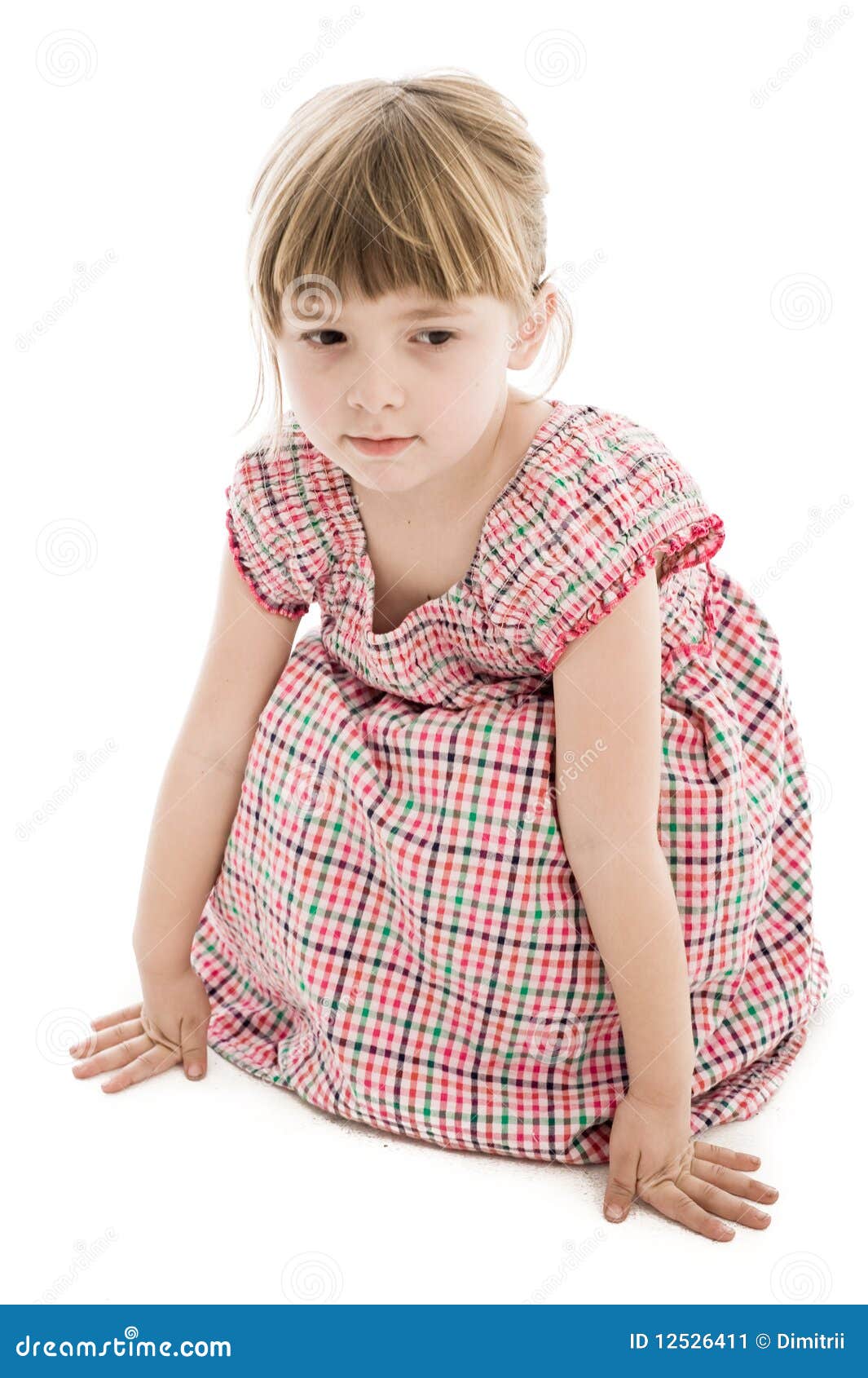 Child stock image. Image of vertical, child, dress, little - 12526411