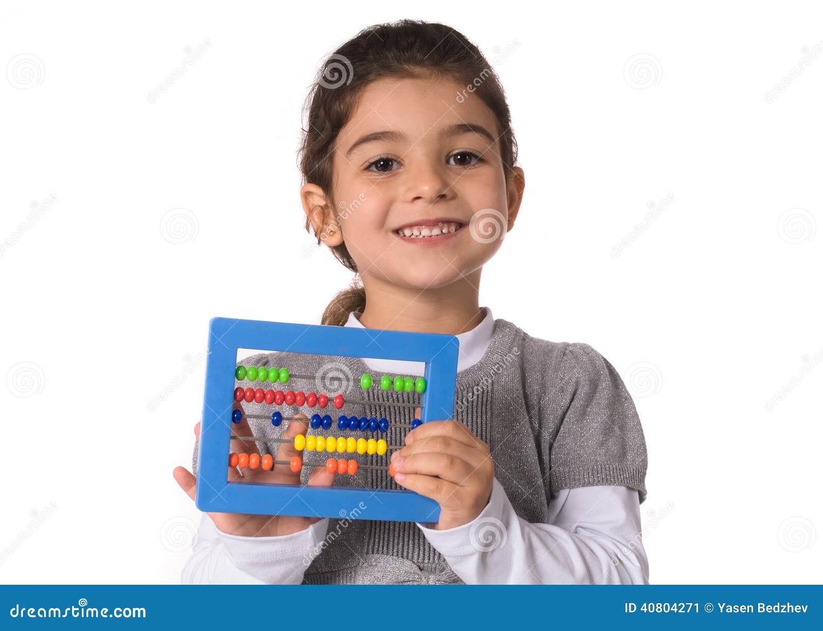 Child with abacus stock image. Image of calculator, people - 40804271