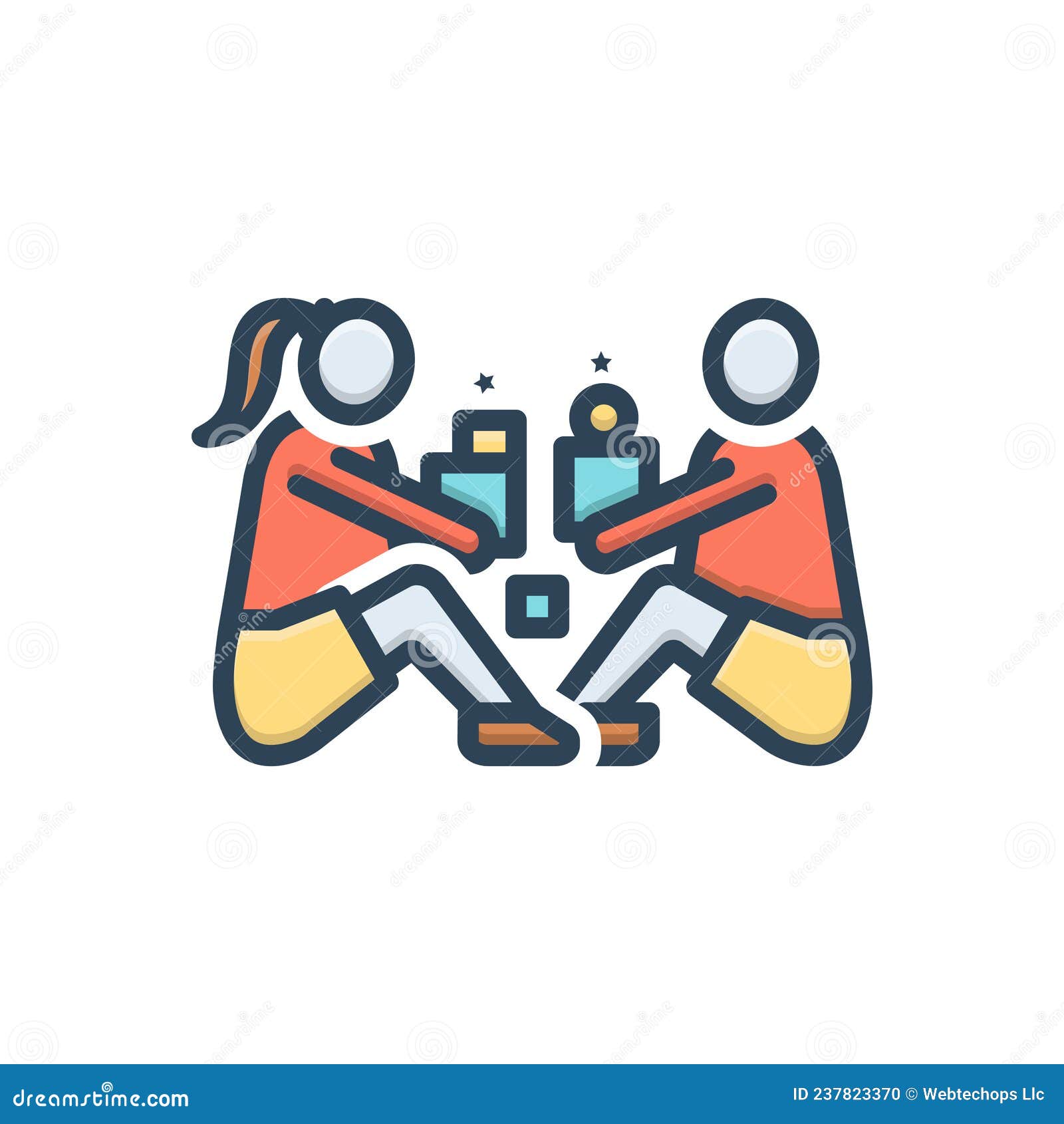 Color Illustration Icon for Child Activities, Education and Play Stock ...