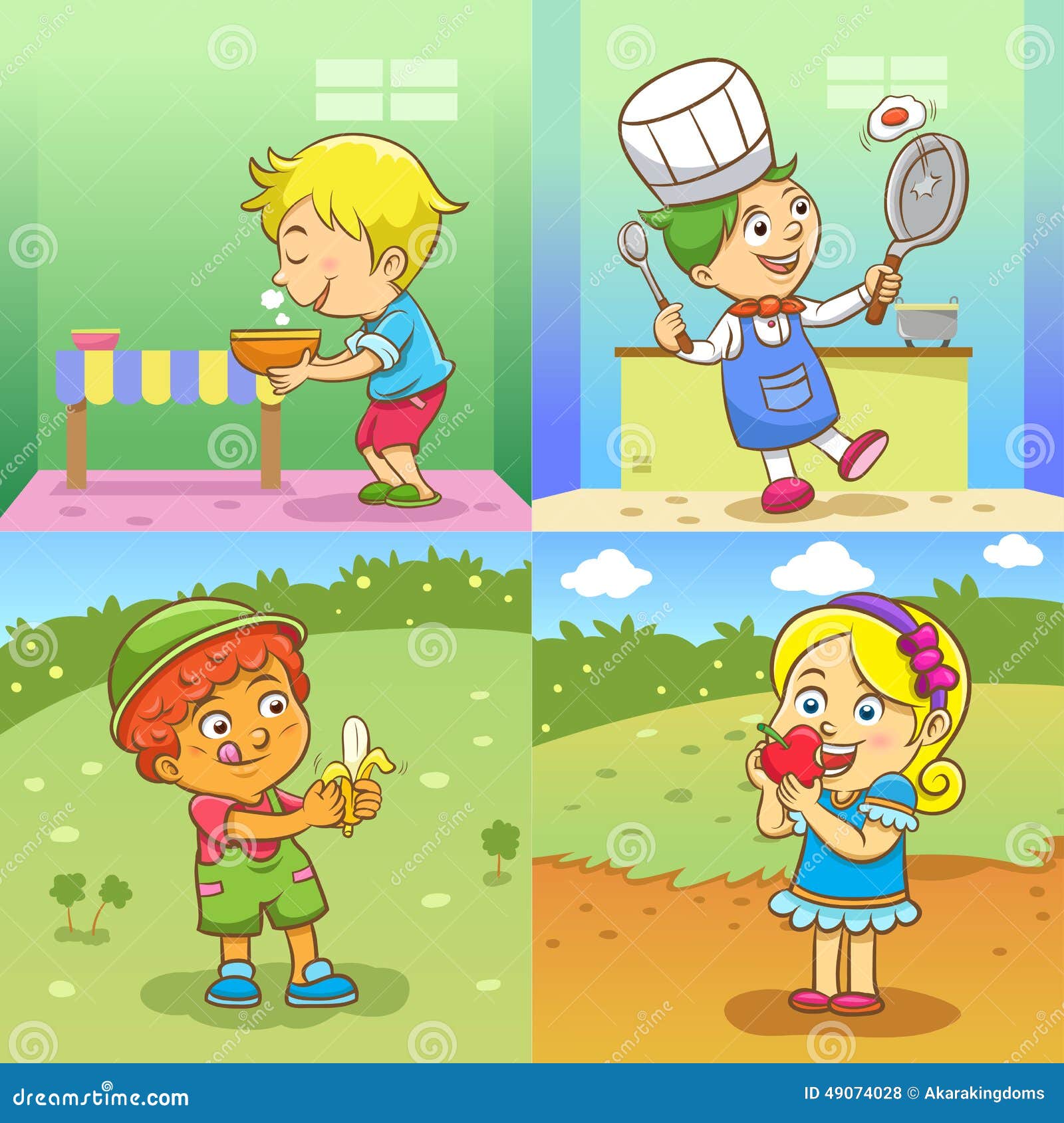 Child activities stock vector. Illustration of cartoon - 49074028