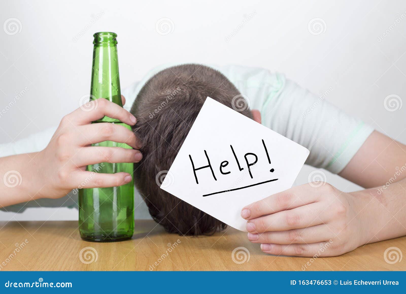 Child with Alcohol Addiction Problems Requesting Help Stock Image ... Child with Alcohol Addiction Problems Requesting Help Stock Image ...