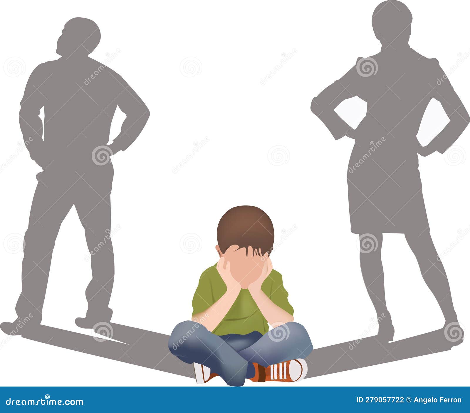 Alone And Abandoned An Illustration Depicting Child Rights Issues ...