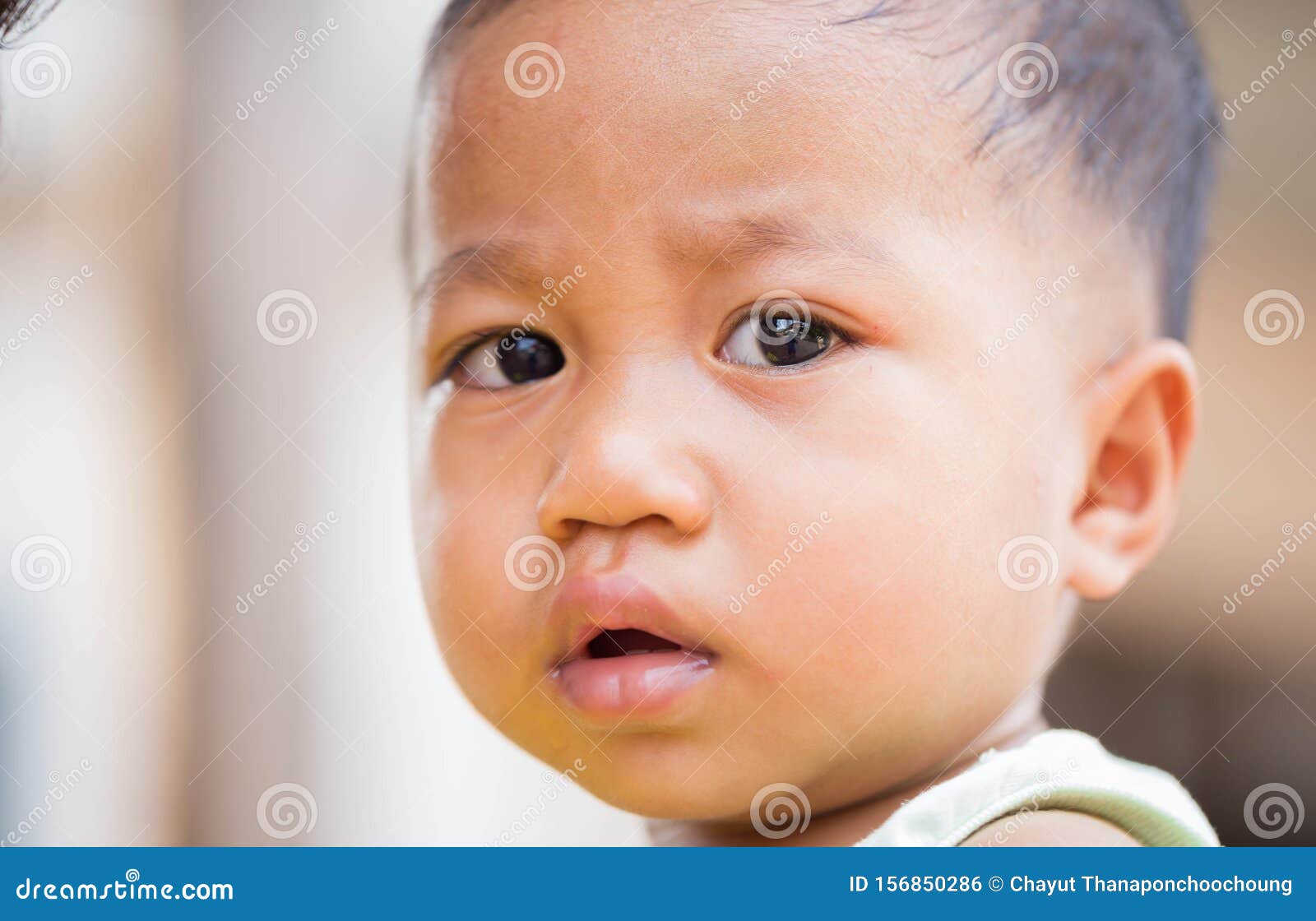 Child alone stock photo. Image of close, love, portrait - 156850286