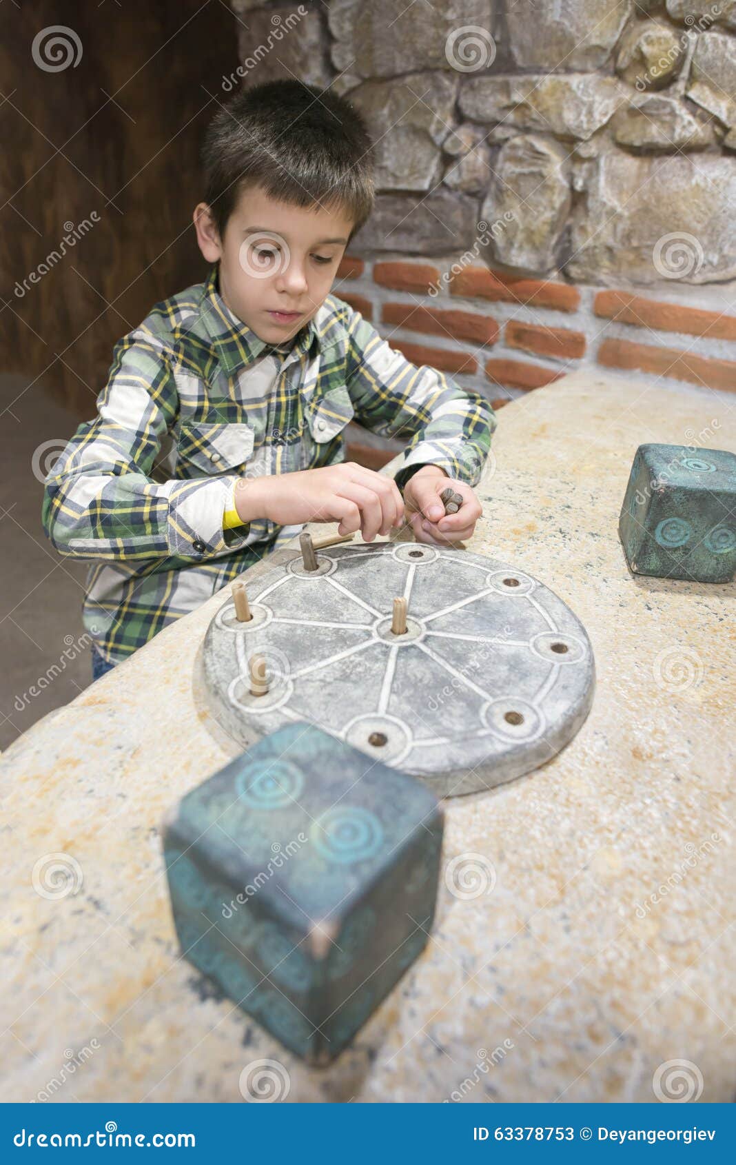 Child is archaeologist stock image. Image of archaeological - 63378753