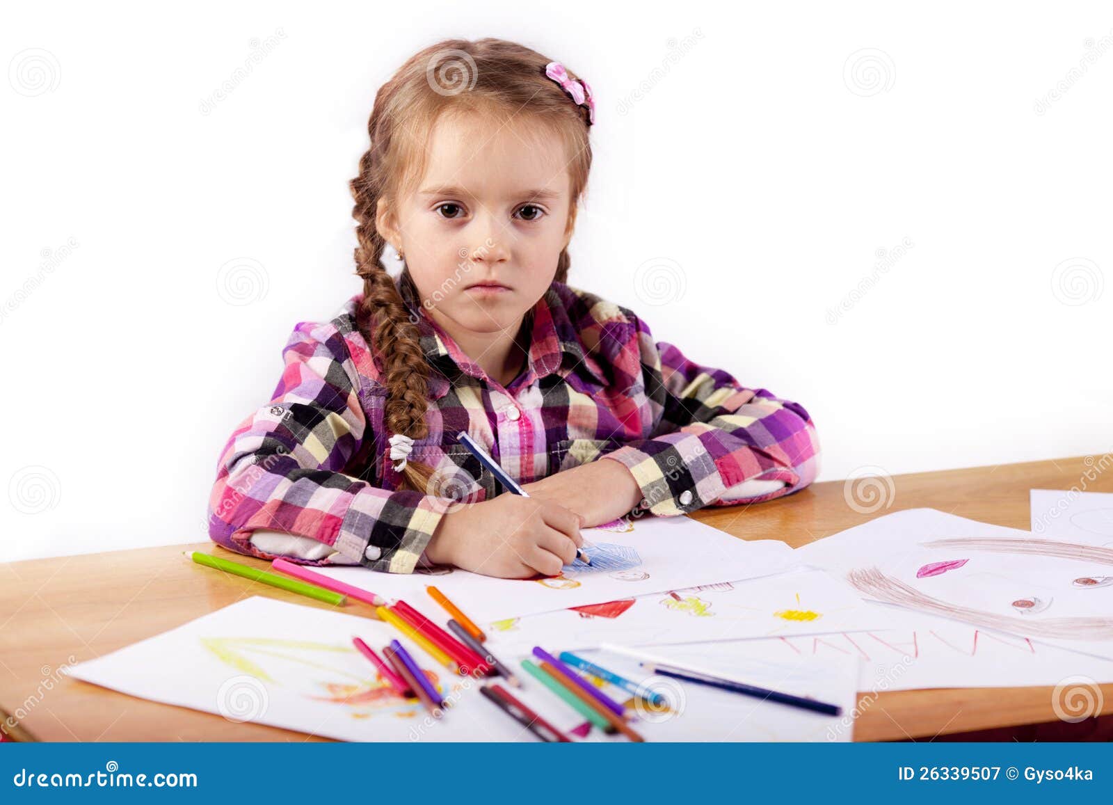 Child - Artist Paints Picture Stock Image - Image of pattern, painter ...