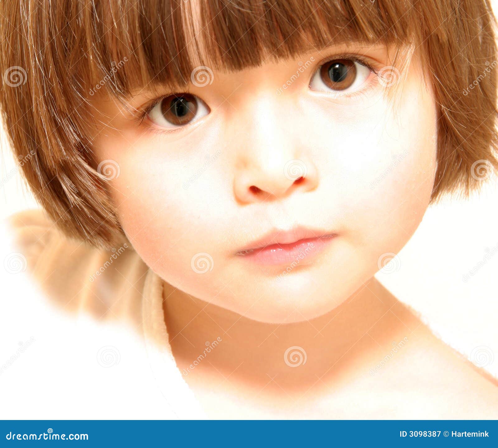 Child with attentive look stock image. Image of toddler - 3098387