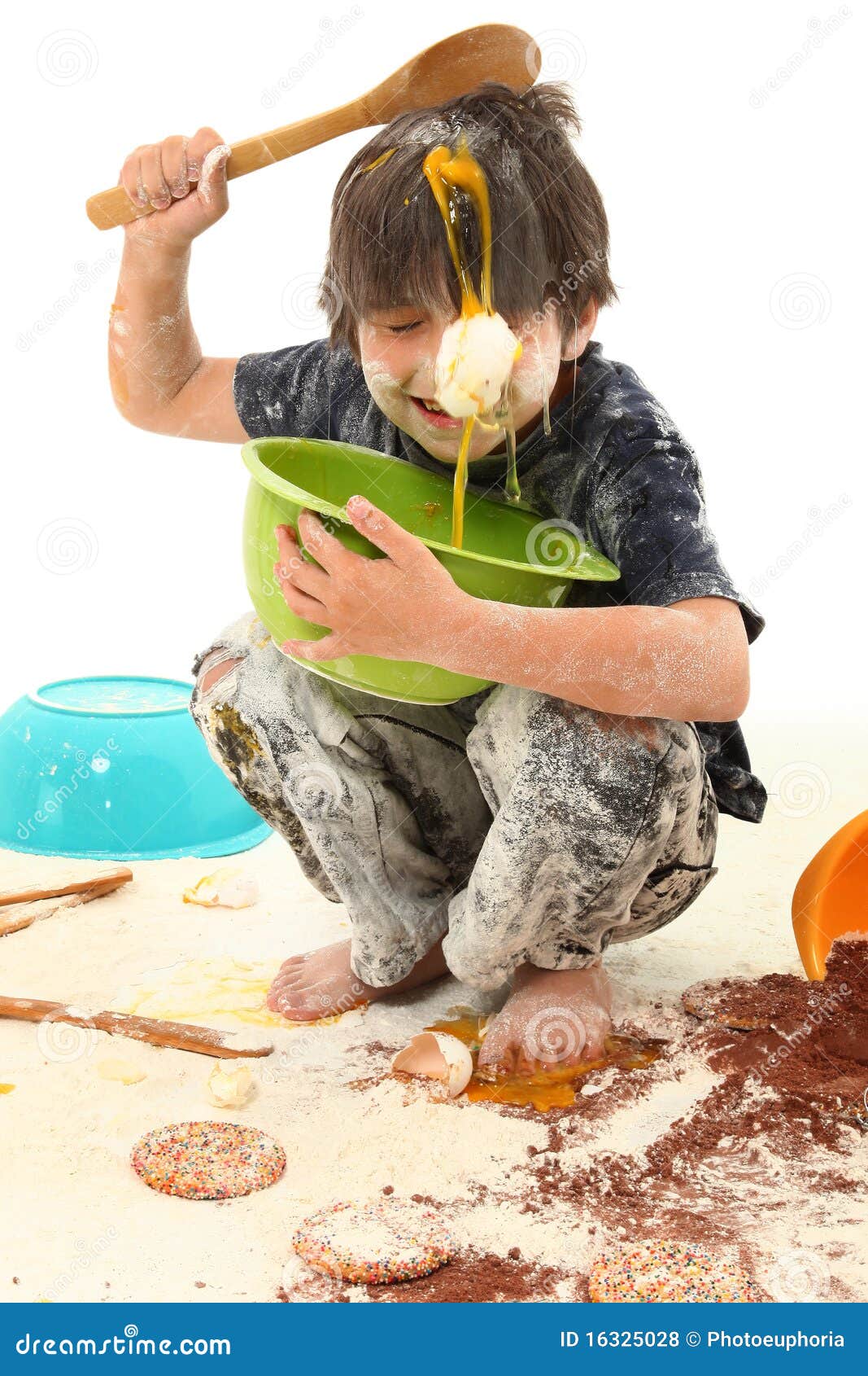 Child Baking stock photo. Image of kitchen, eggs, caucasian - 16325028