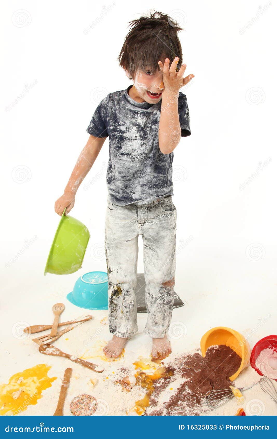 Child Baking stock image. Image of humor, cookies, broken - 16325033
