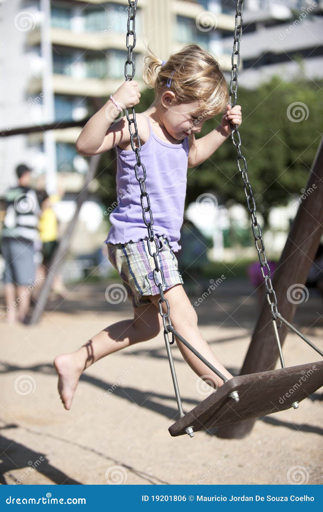 Child Balancing On Log Royalty-Free Stock Photo | CartoonDealer.com ...