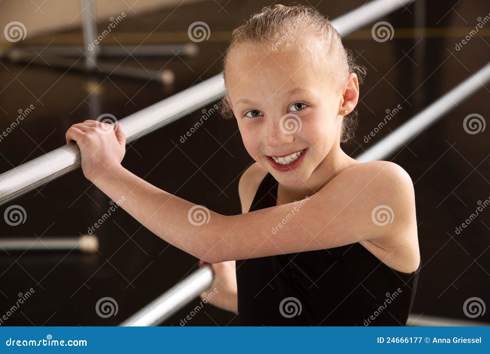 Child Ballerina stock image. Image of holding, freckles - 24666177
