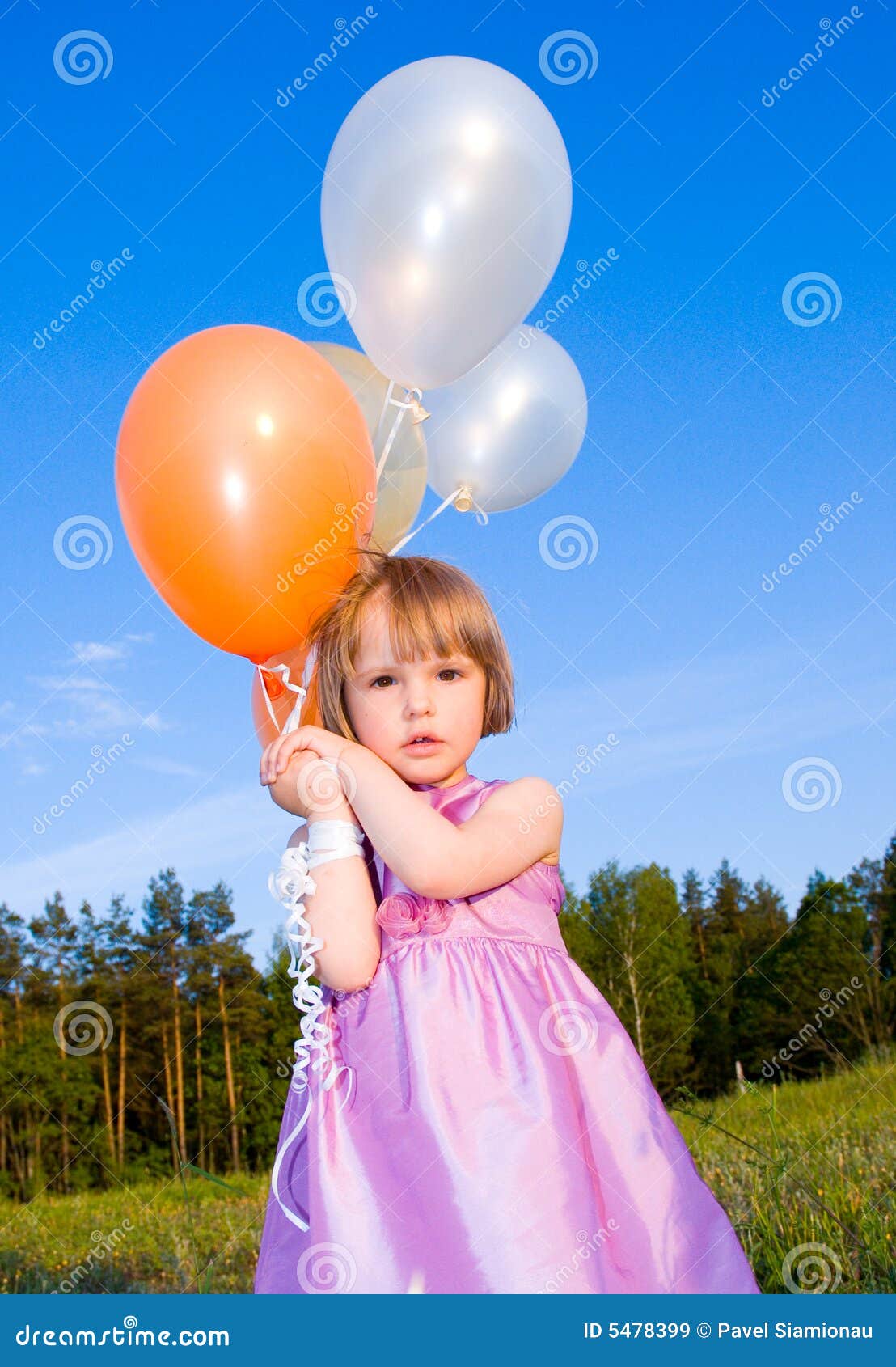 Child with a balloon stock image. Image of offspring, cheerful - 5478399
