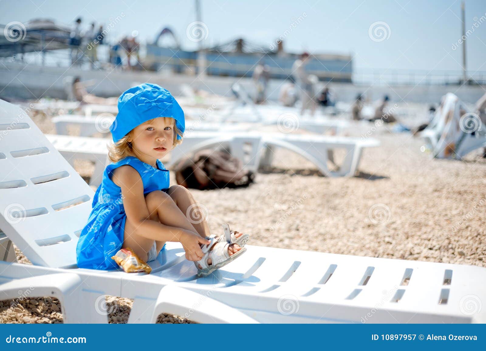 Child on beach stock image. Image of people, cute, beach - 10897957