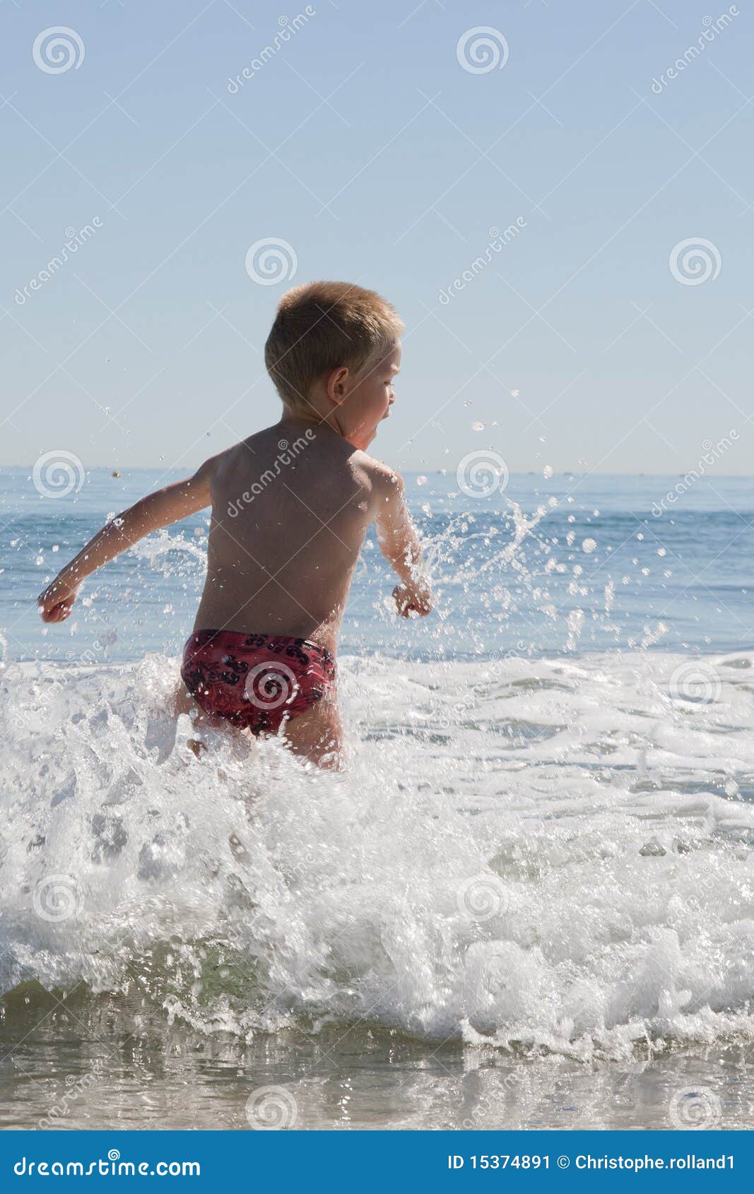 Child On The Beach Royalty-Free Stock Photography | CartoonDealer.com ...
