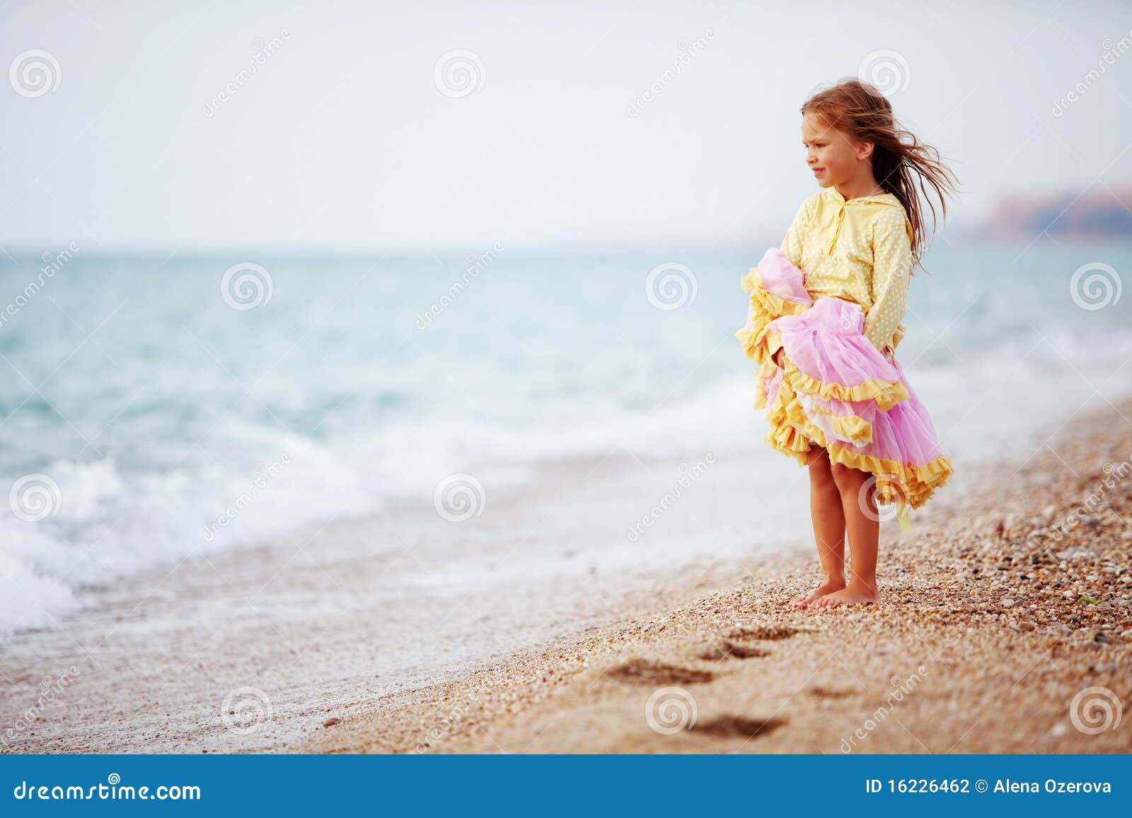 Child at the beach stock photo. Image of cute, beautiful - 16226462